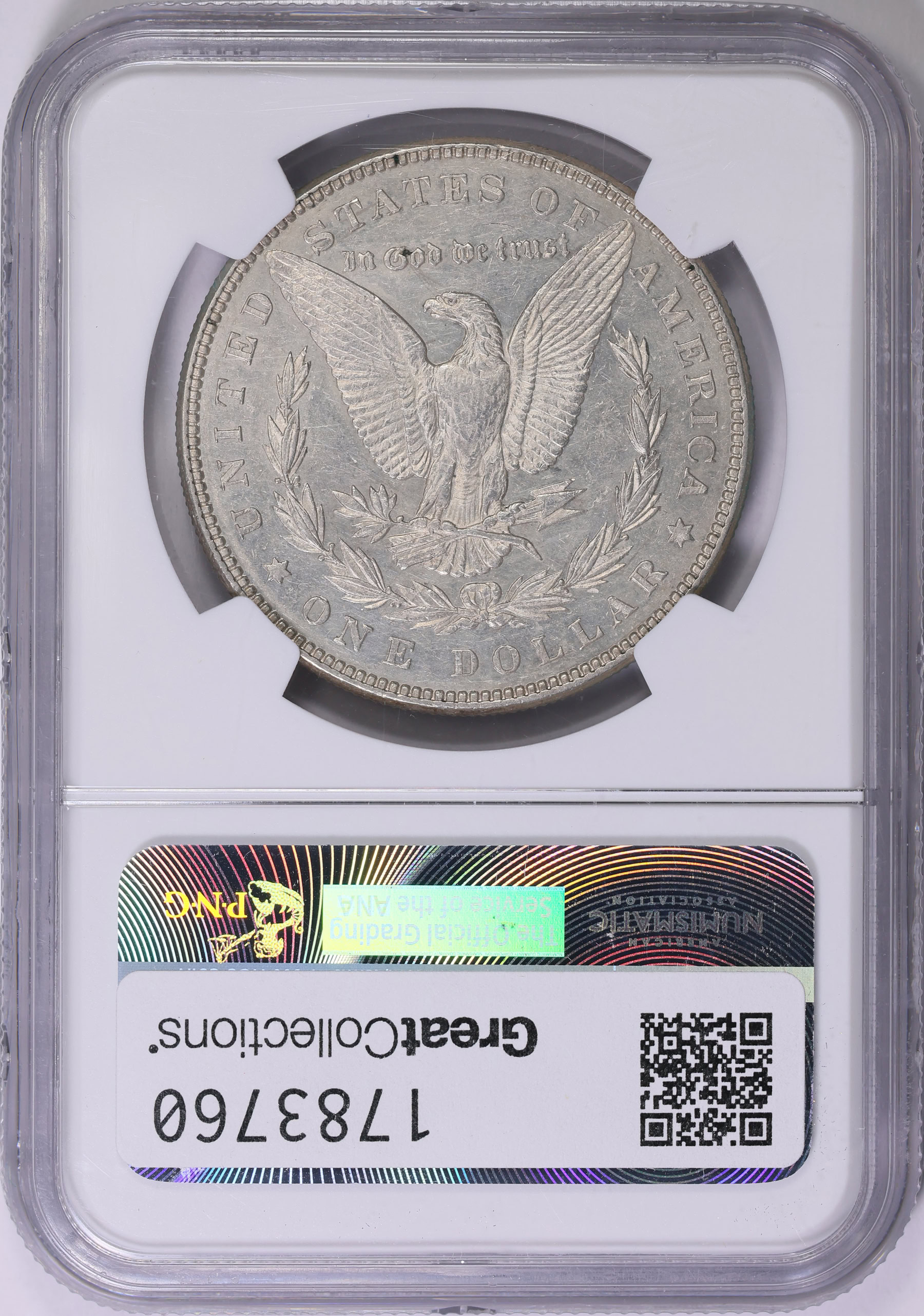 1883 Morgan Silver Dollar Sextupled Stars VAM-10 Top 100 NGC AU Details ...