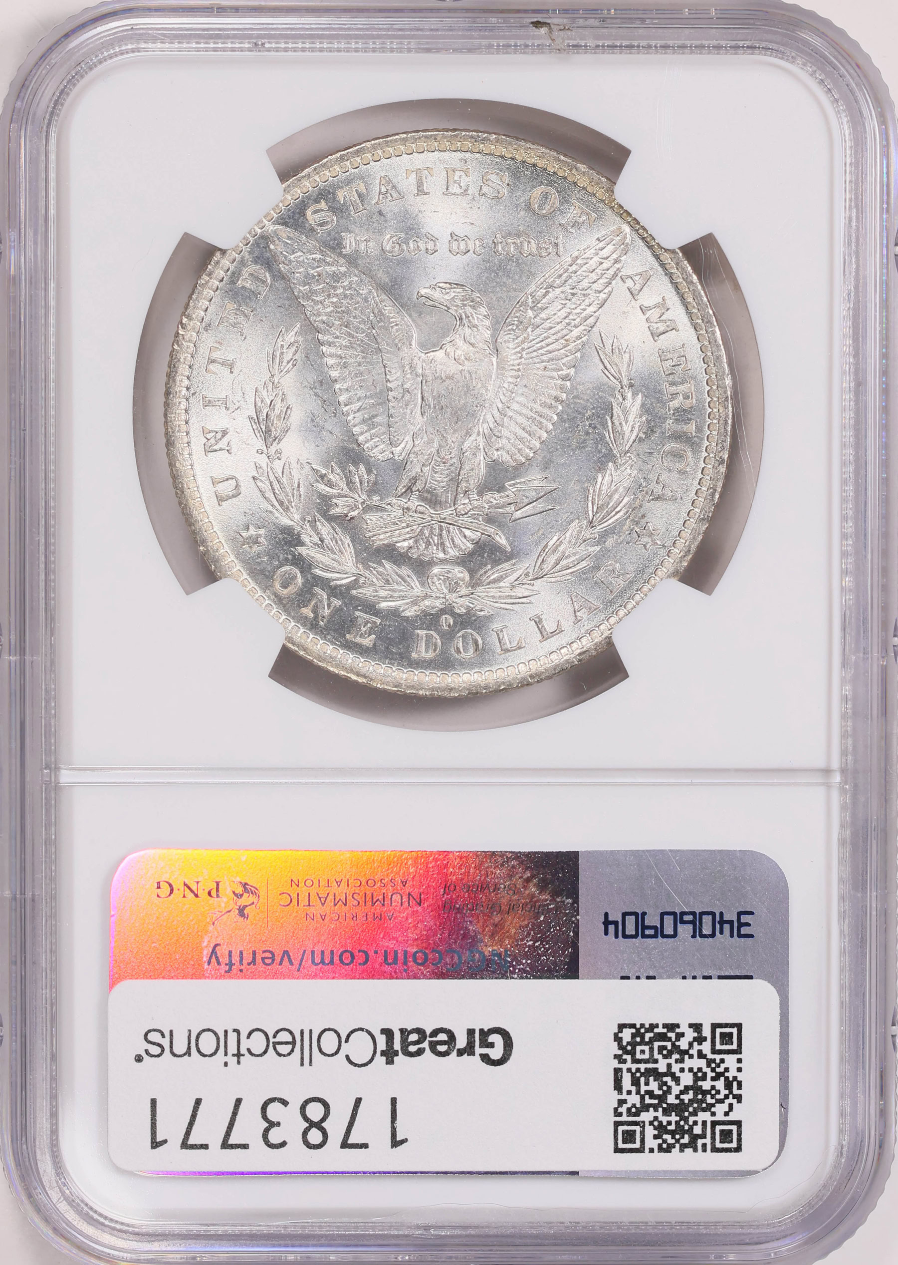 1881-O Morgan Silver Dollar NGC Brilliant Uncirculated (George T. Morgan Facsimile Signature ...