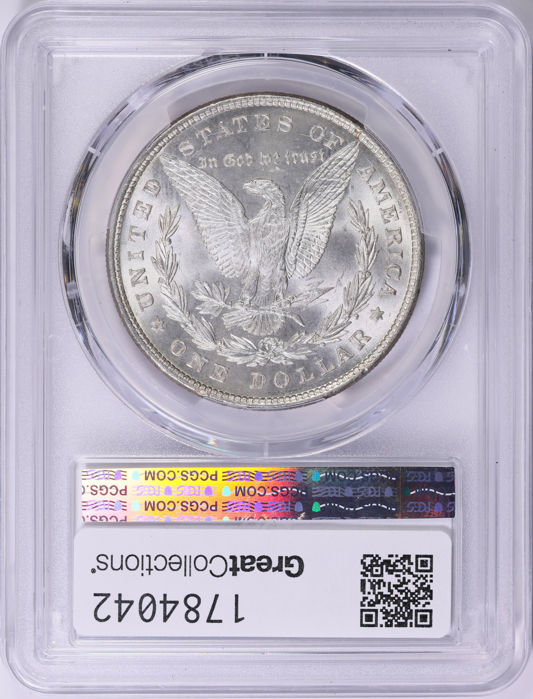 1878 8TF Morgan Silver Dollar Polished Ear VAM-14.2 PCGS MS-62 (Item 1784042) | GreatCollections ...
