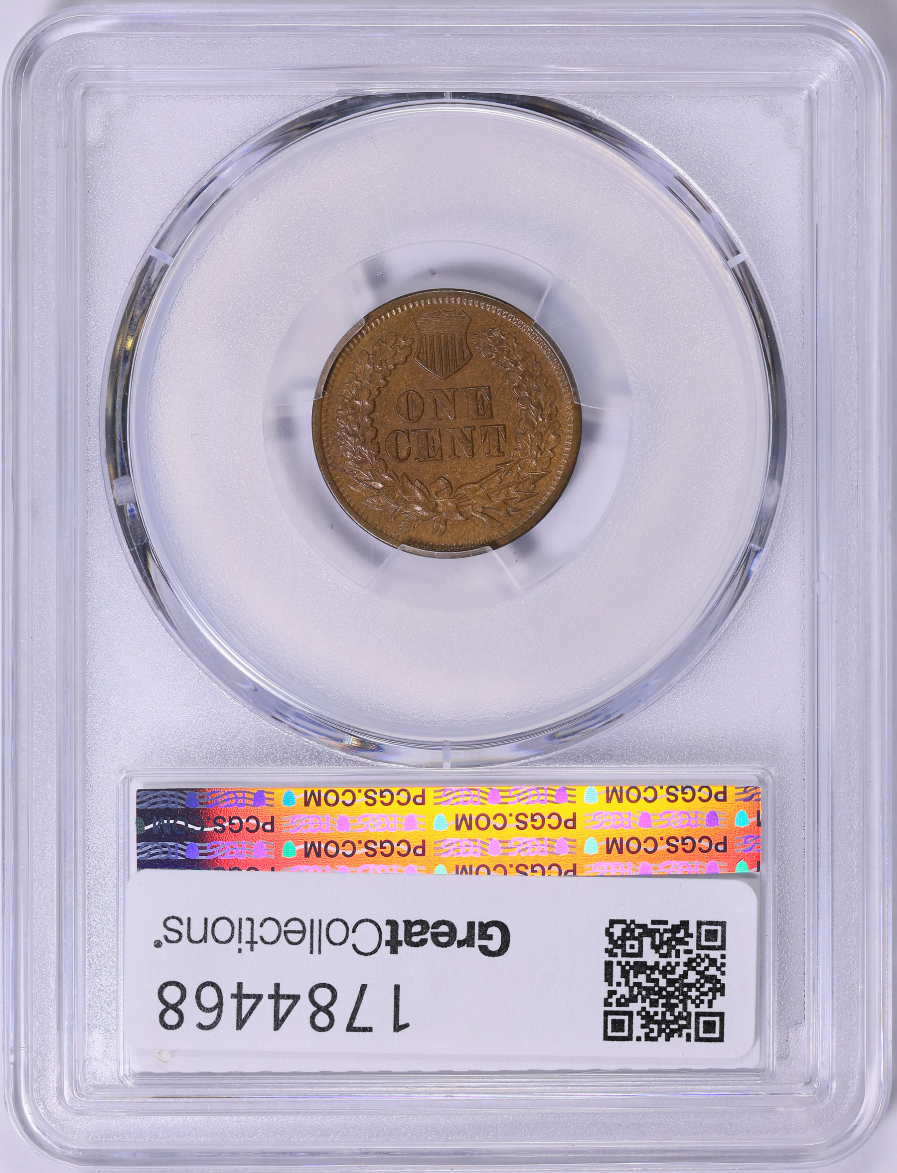 1865 Indian Cent Plain 5, MPD FS-304 S-2 PCGS MS-63 BN (Eagle Eye Seal) (Item 1784468 ...
