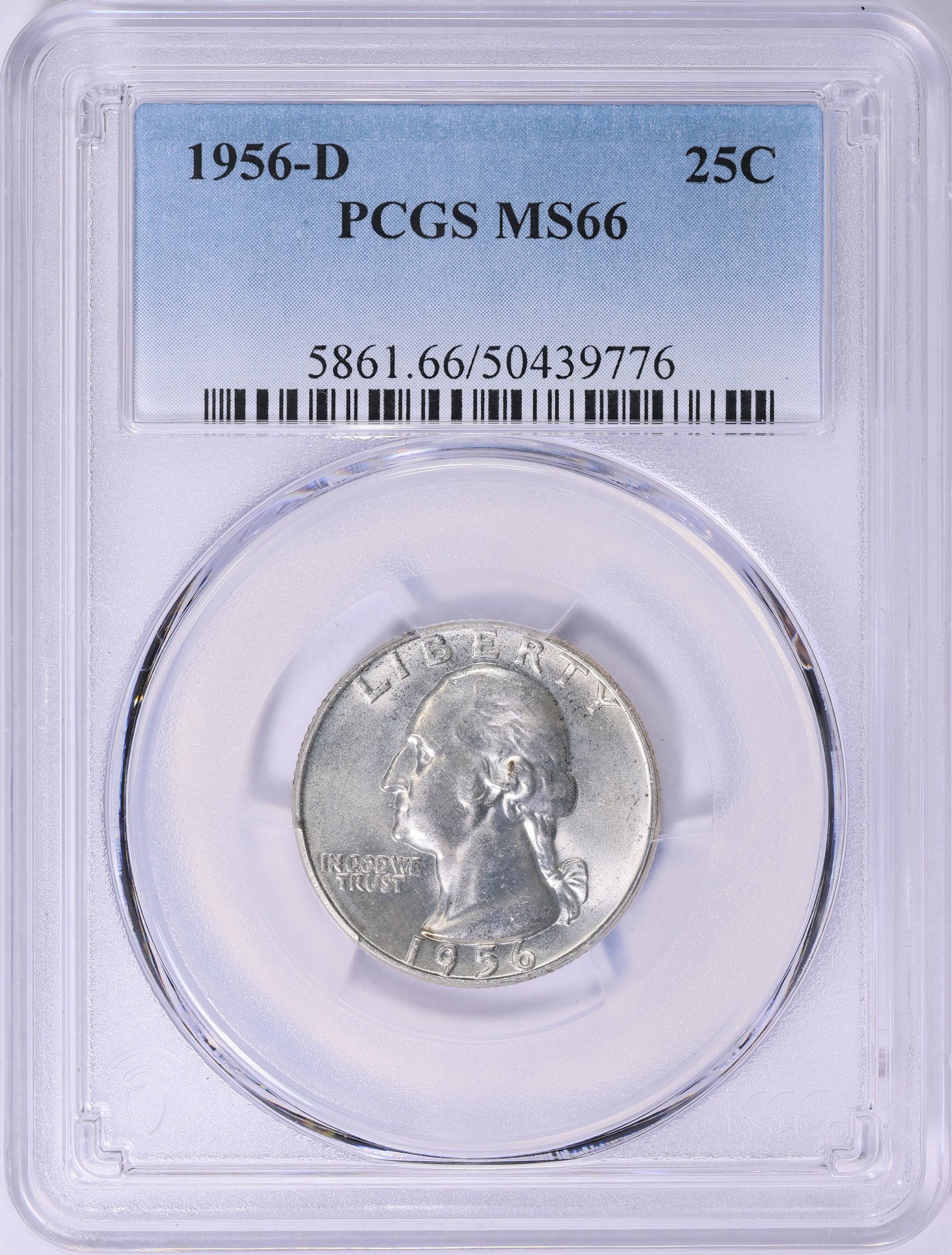 1956-D Washington Quarter PCGS MS-66 (Item 1784492) | GreatCollections Coin Auctions