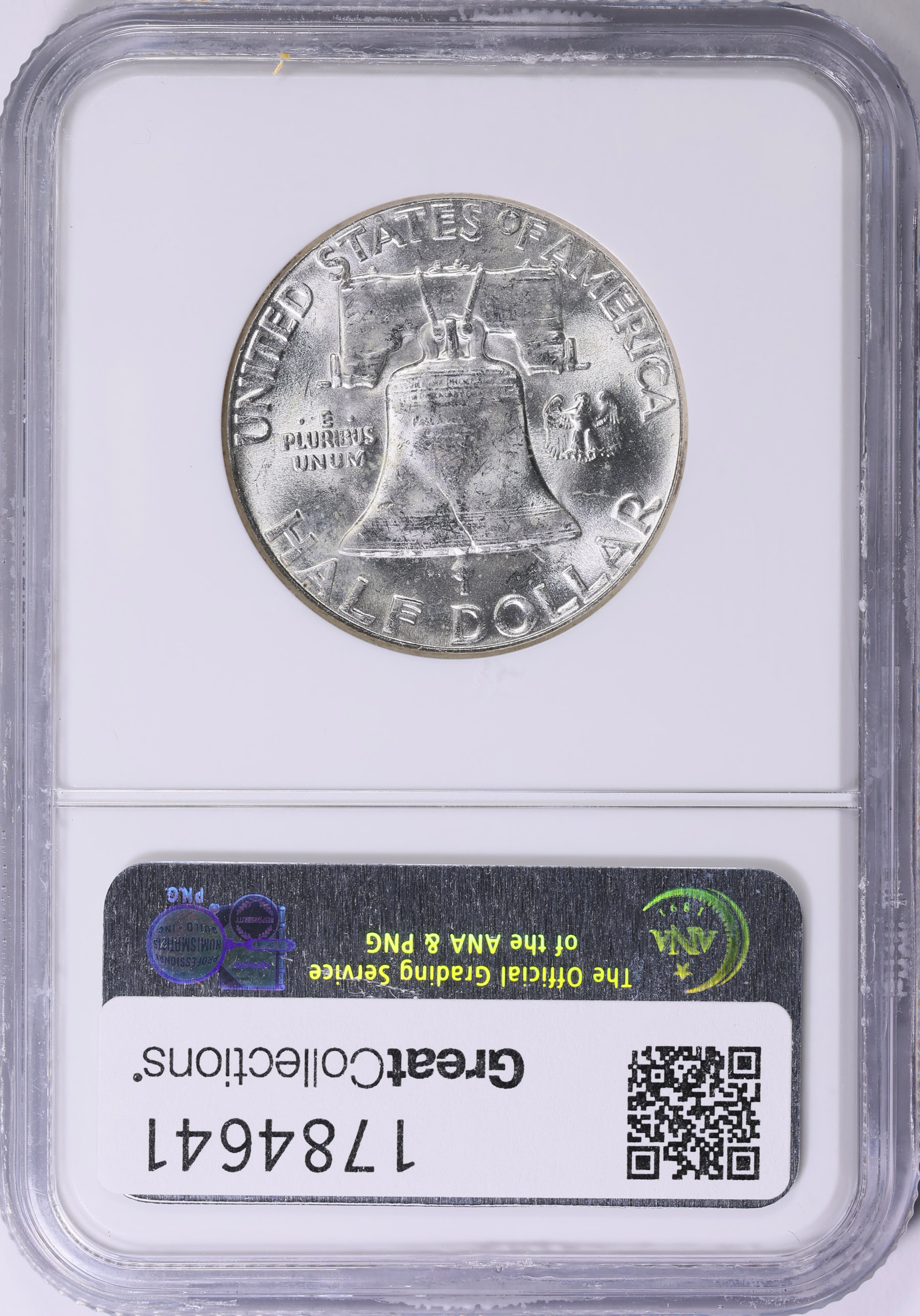 1955 Franklin Half Dollar NGC MS-64 (Item 1784641) | GreatCollections ...