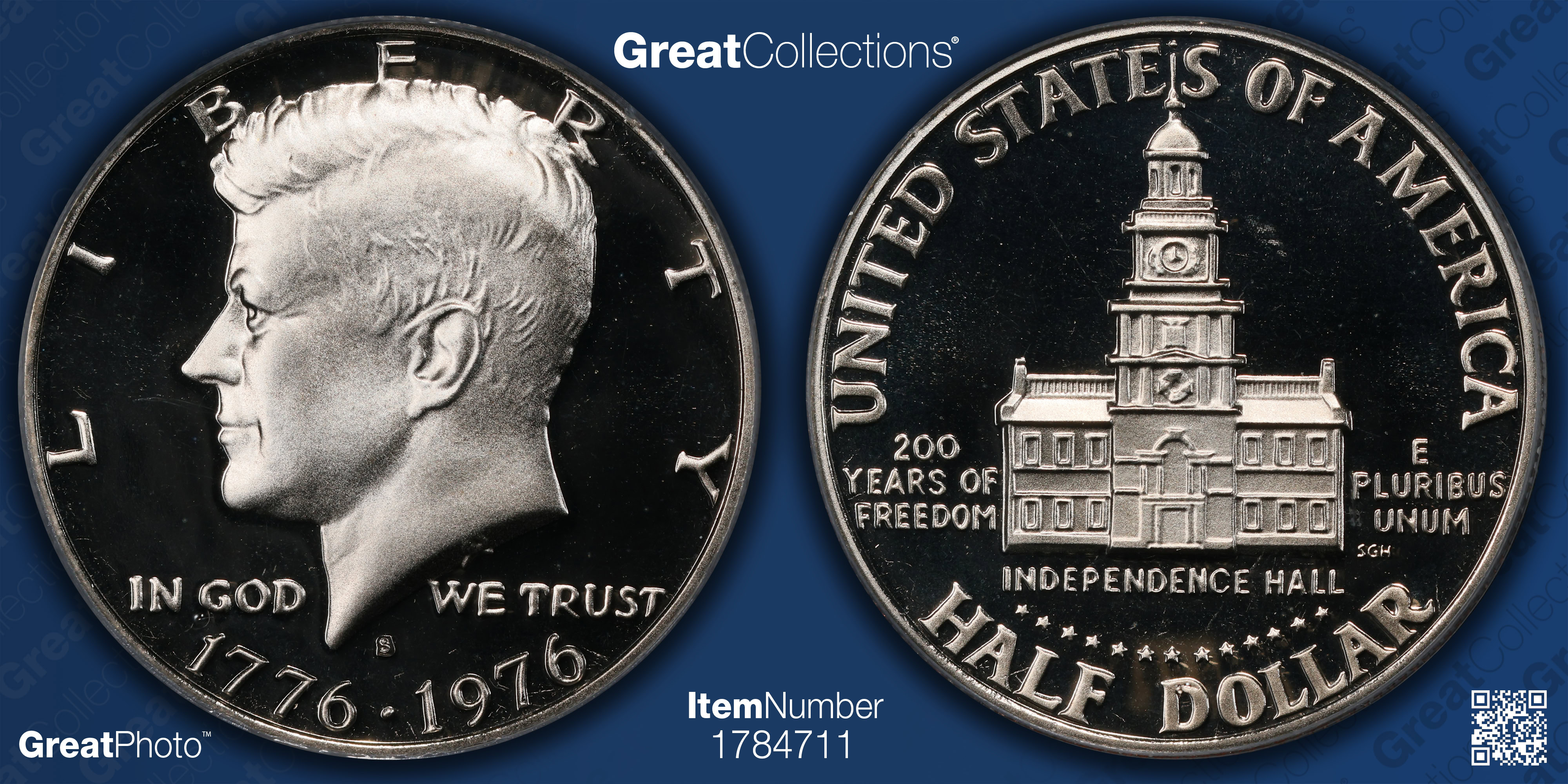 1976-S Kennedy Half Dollar Clad PCGS Proof-70 DCAM (Item 1784711 ...