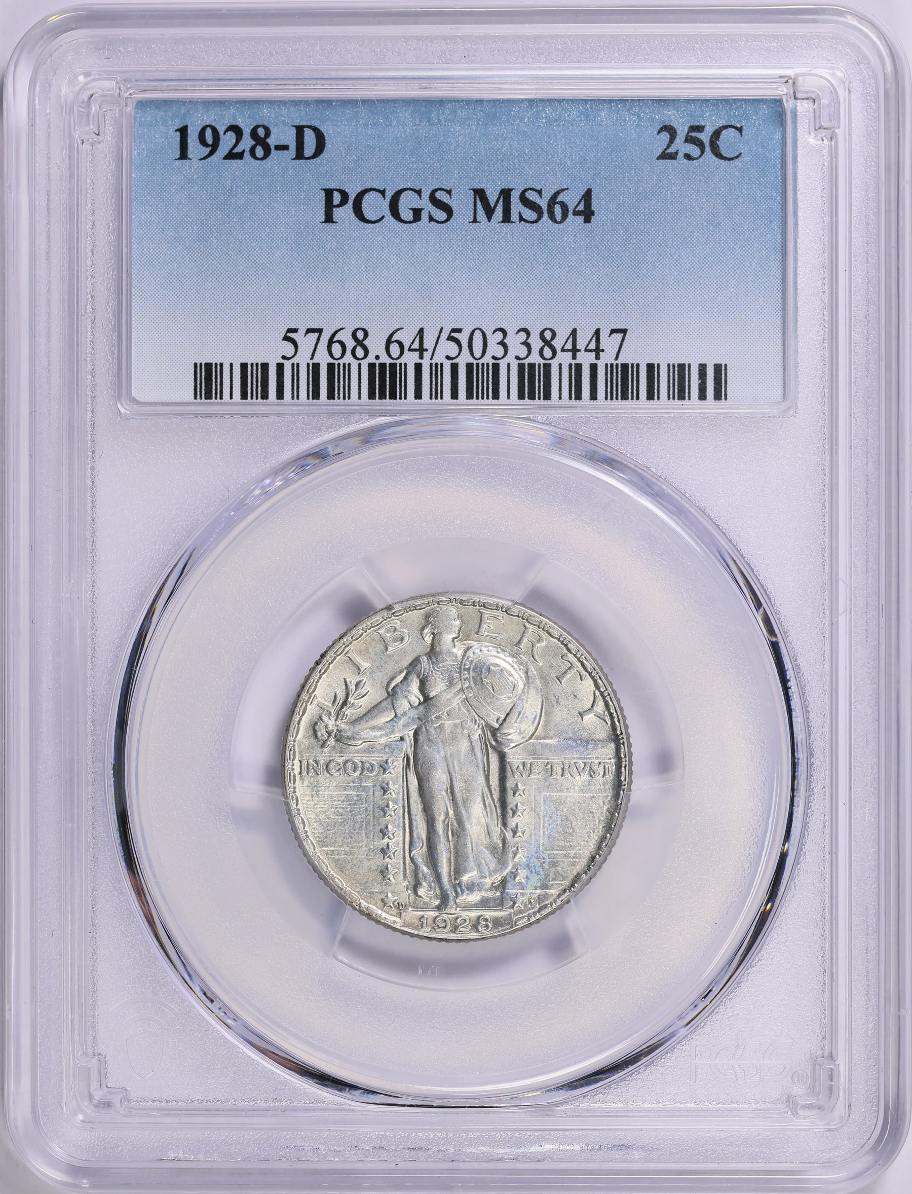 1928-D Standing Liberty Quarter PCGS MS-64 (Item 1784940 ...