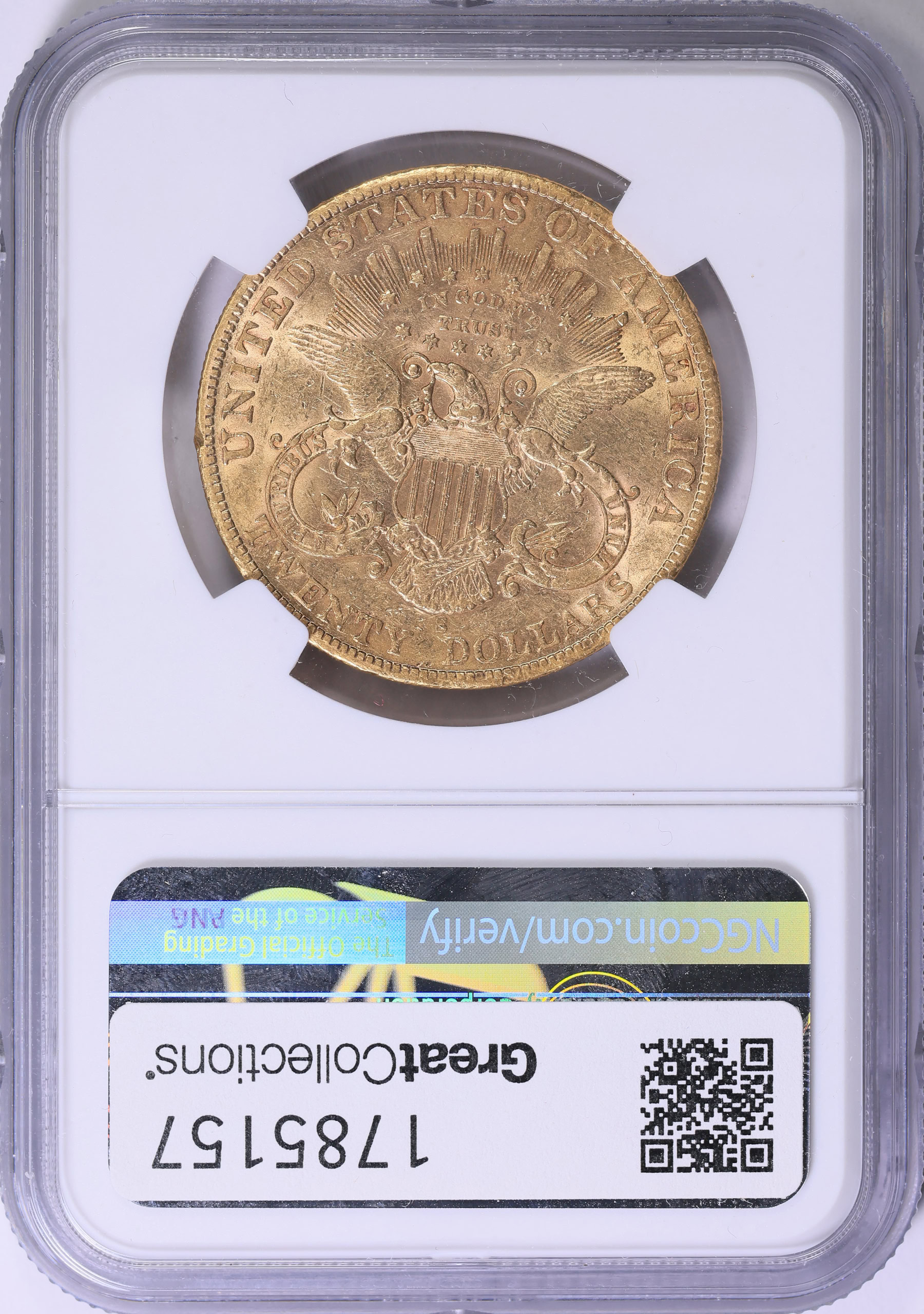 1902-S Liberty Gold Double Eagle NGC AU-55 (Item 1785157) | GreatCollections Coin Auctions