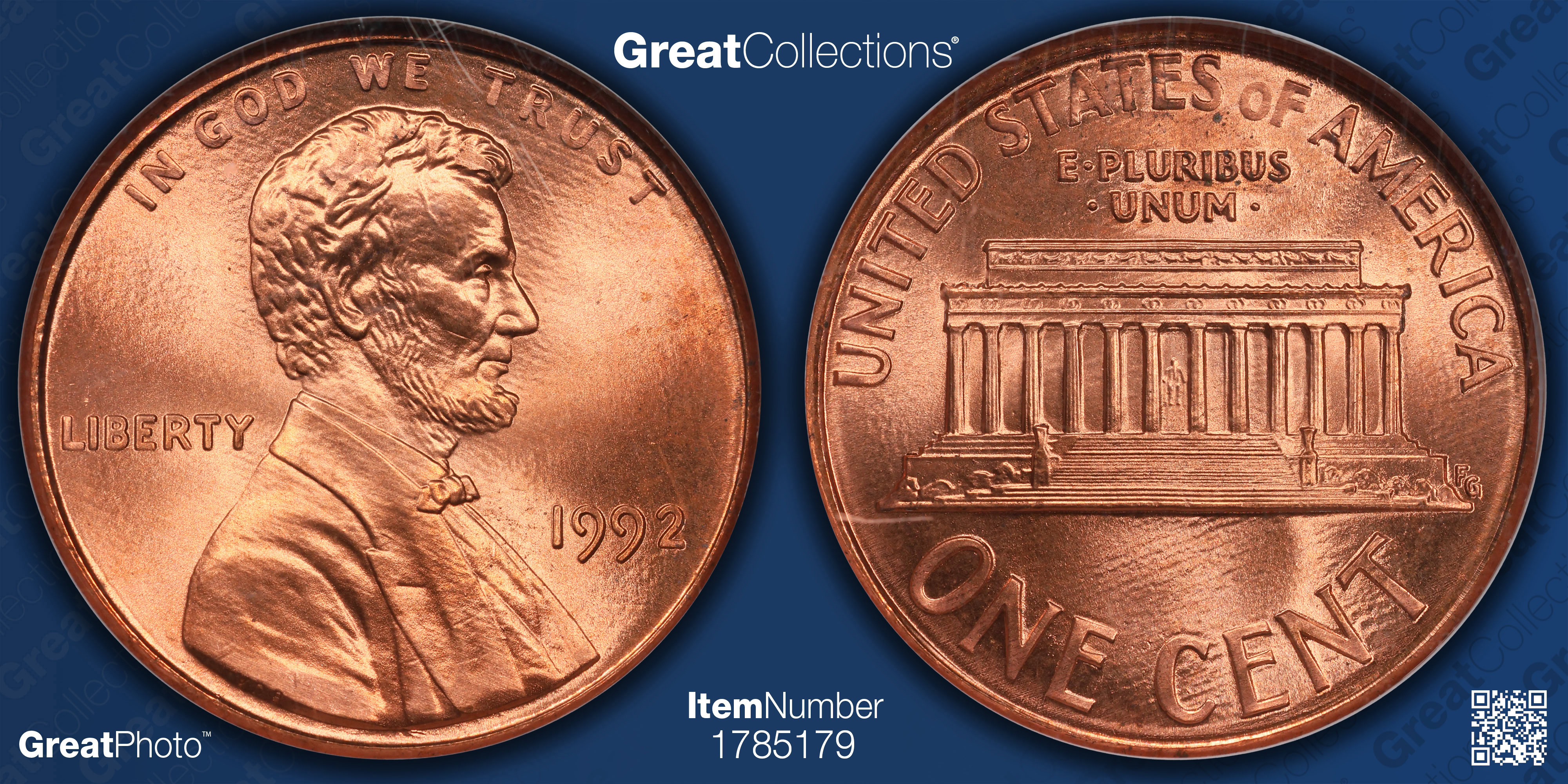 1992 Lincoln Cent Wide AM NGC MS-67 RD (Item 1785179 ...