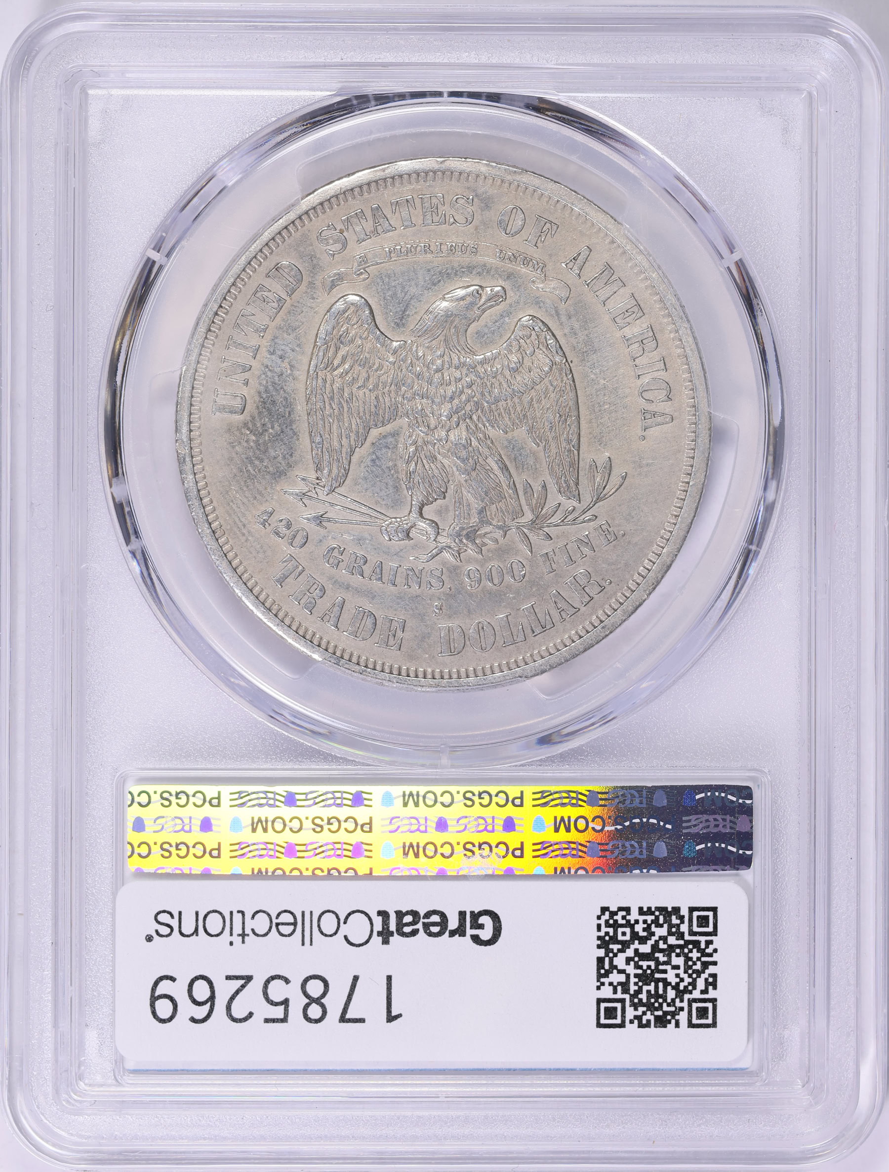 1873-S Trade Silver Dollar PCGS Genuine AU Details (Item 1785269 ...