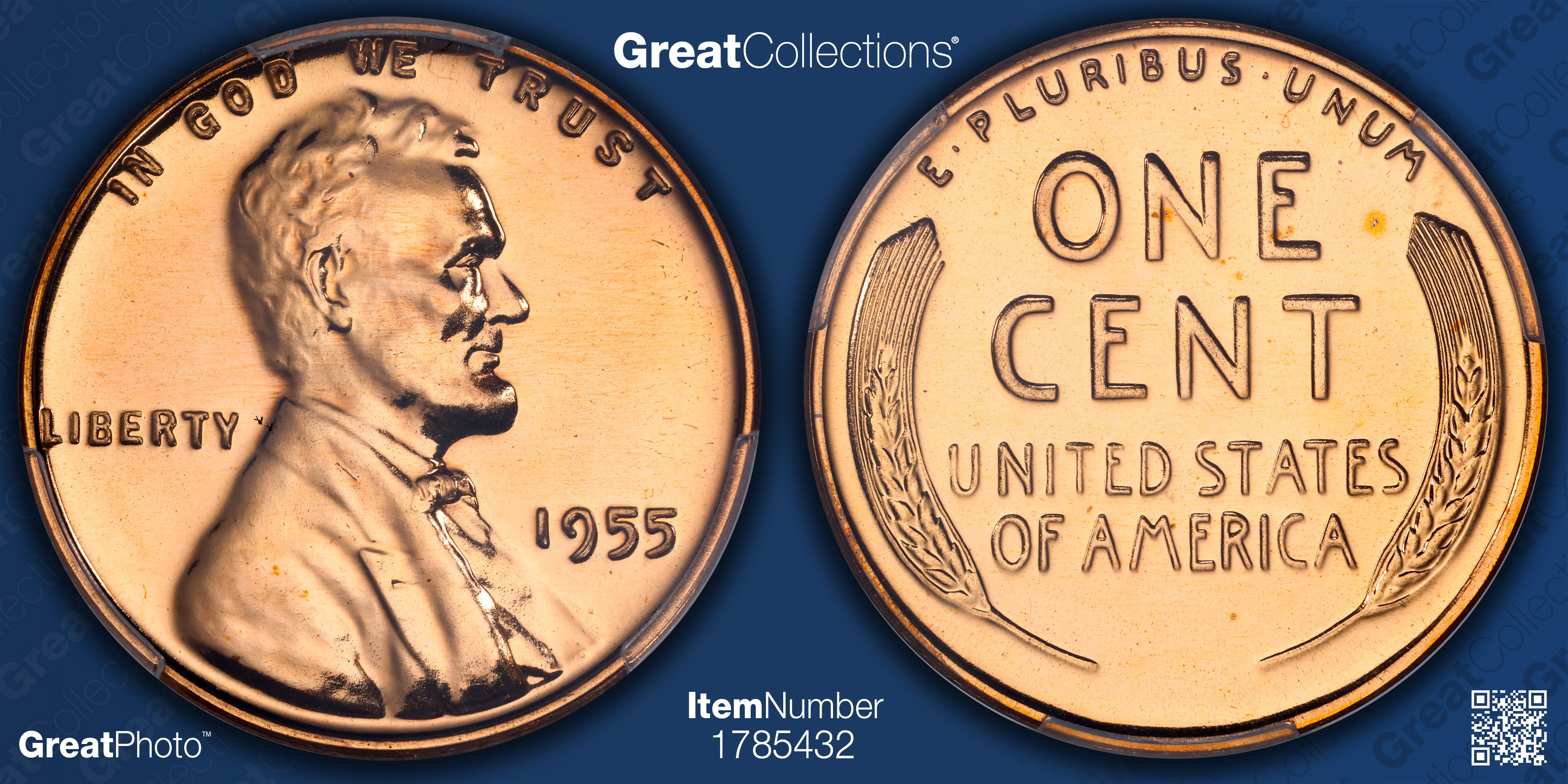 1955 Lincoln Cent DDO & DDR FS-103/801 PCGS Proof-68 RD (Item 1785432 ...