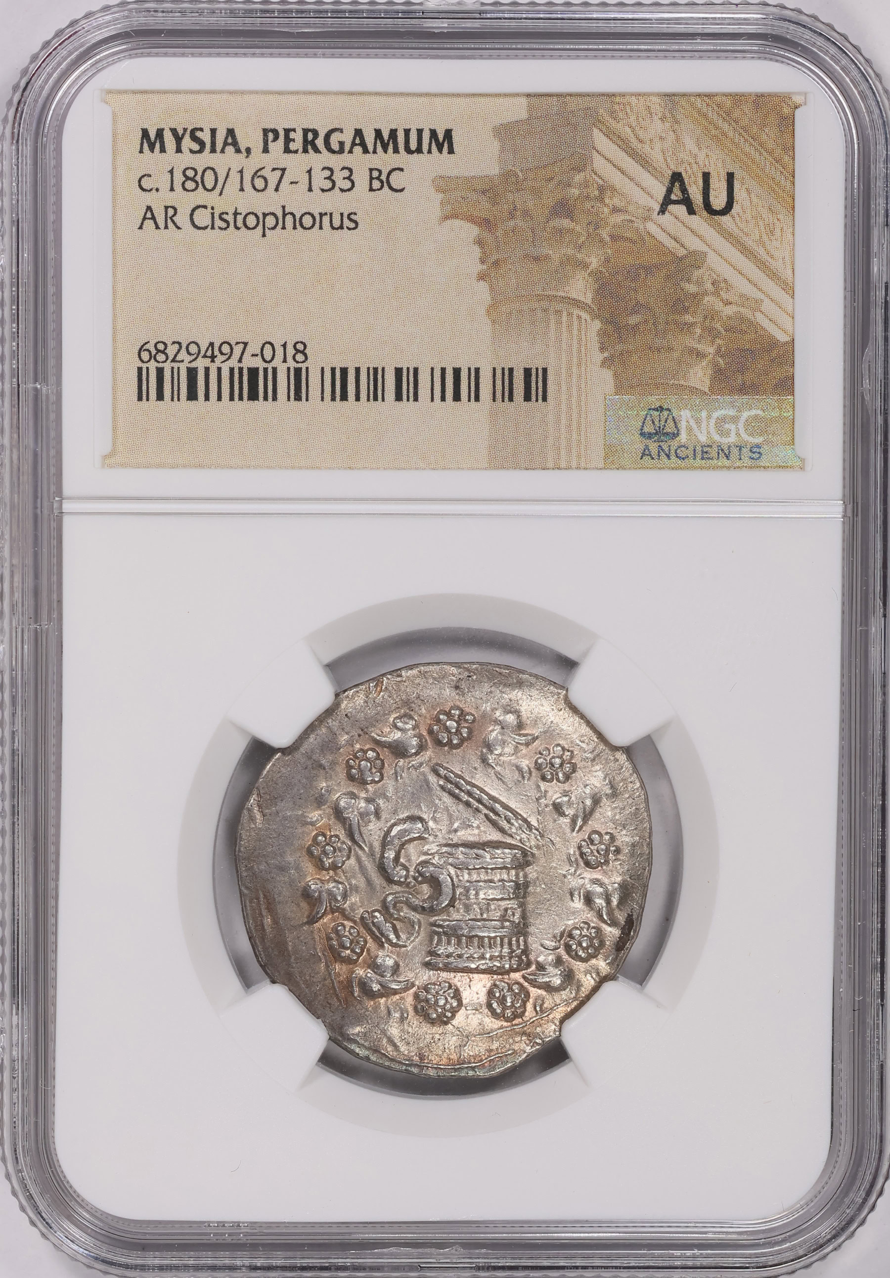 Ancient Mysia, Pergamum c.180-133 B.C. AR Cistophorus NGC AU | Cert ...