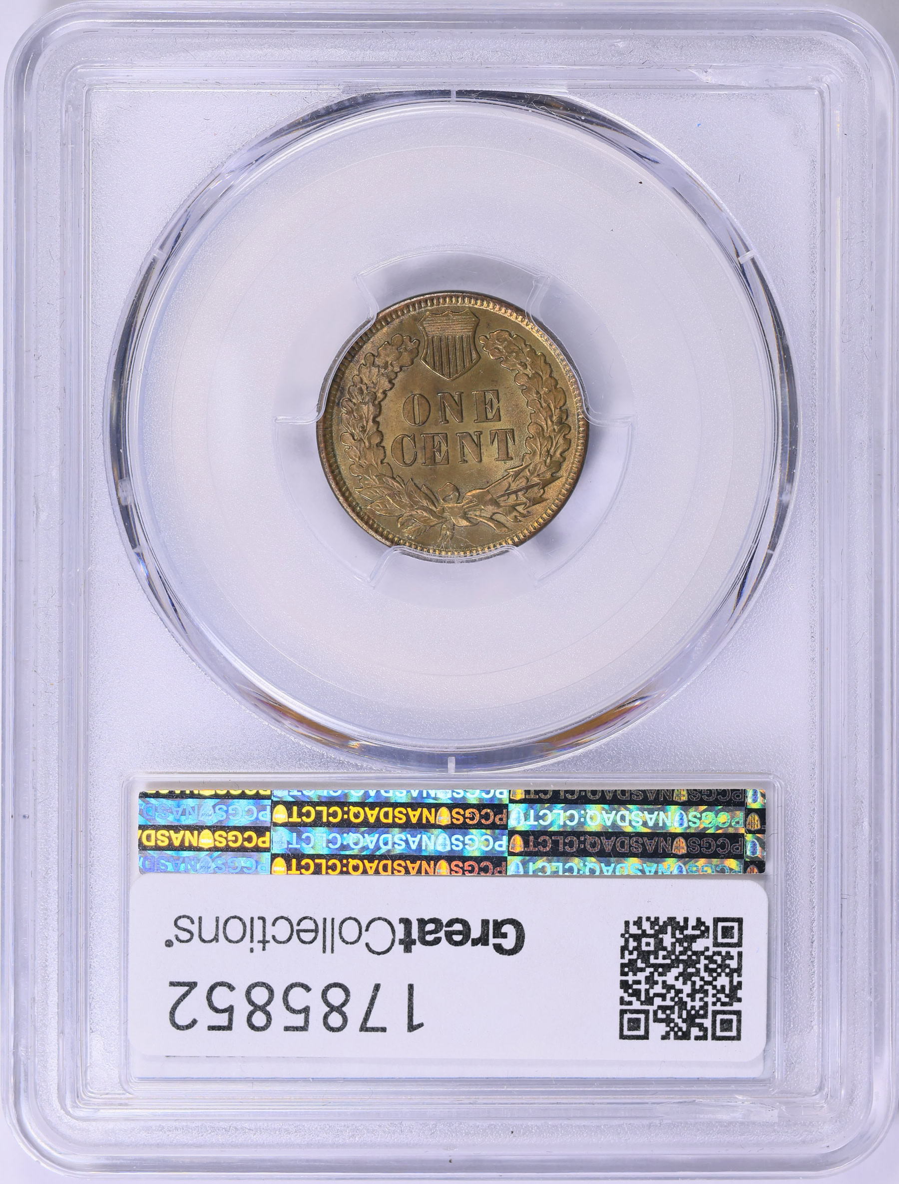 1895 Indian Cent PCGS MS-63 RB (Item 1785852) | GreatCollections Coin Auctions