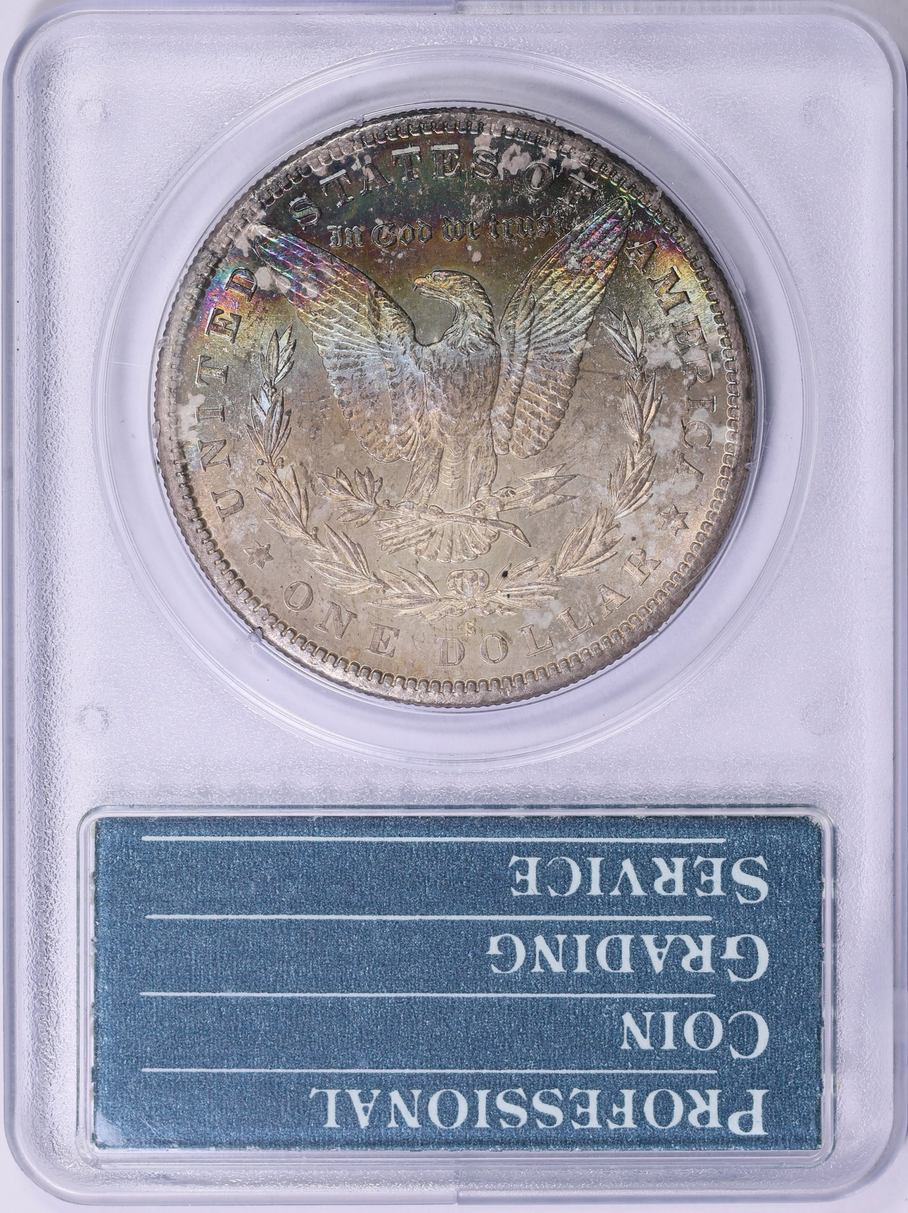 1880-S Morgan Silver Dollar PCGS MS-65 (CAC Green) OGH (1st Gen) (Toned) (Item 1785876 ...