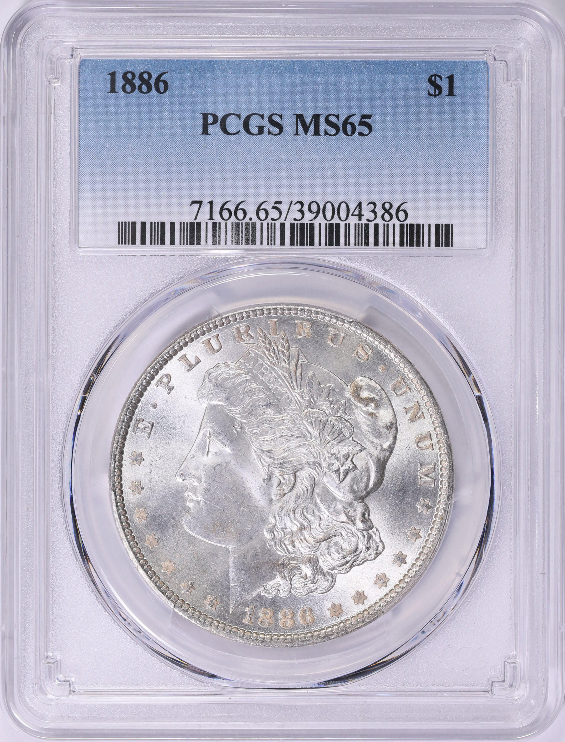 1886 Morgan Silver Dollar PCGS MS-65 (Item 1786031) | GreatCollections Coin Auctions