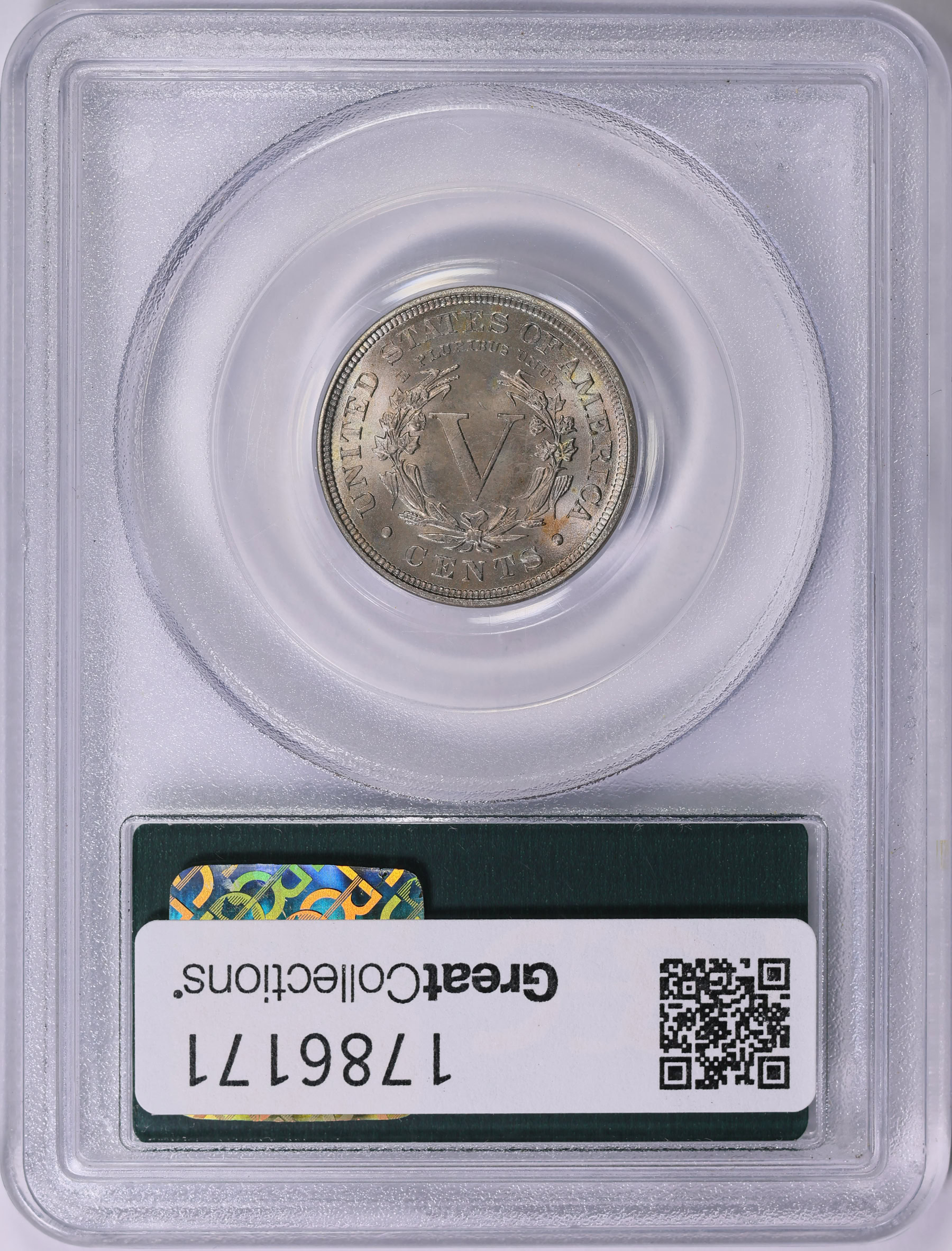 1892 Liberty Nickel PCGS MS-64 OGH (Item 1786171) | GreatCollections ...