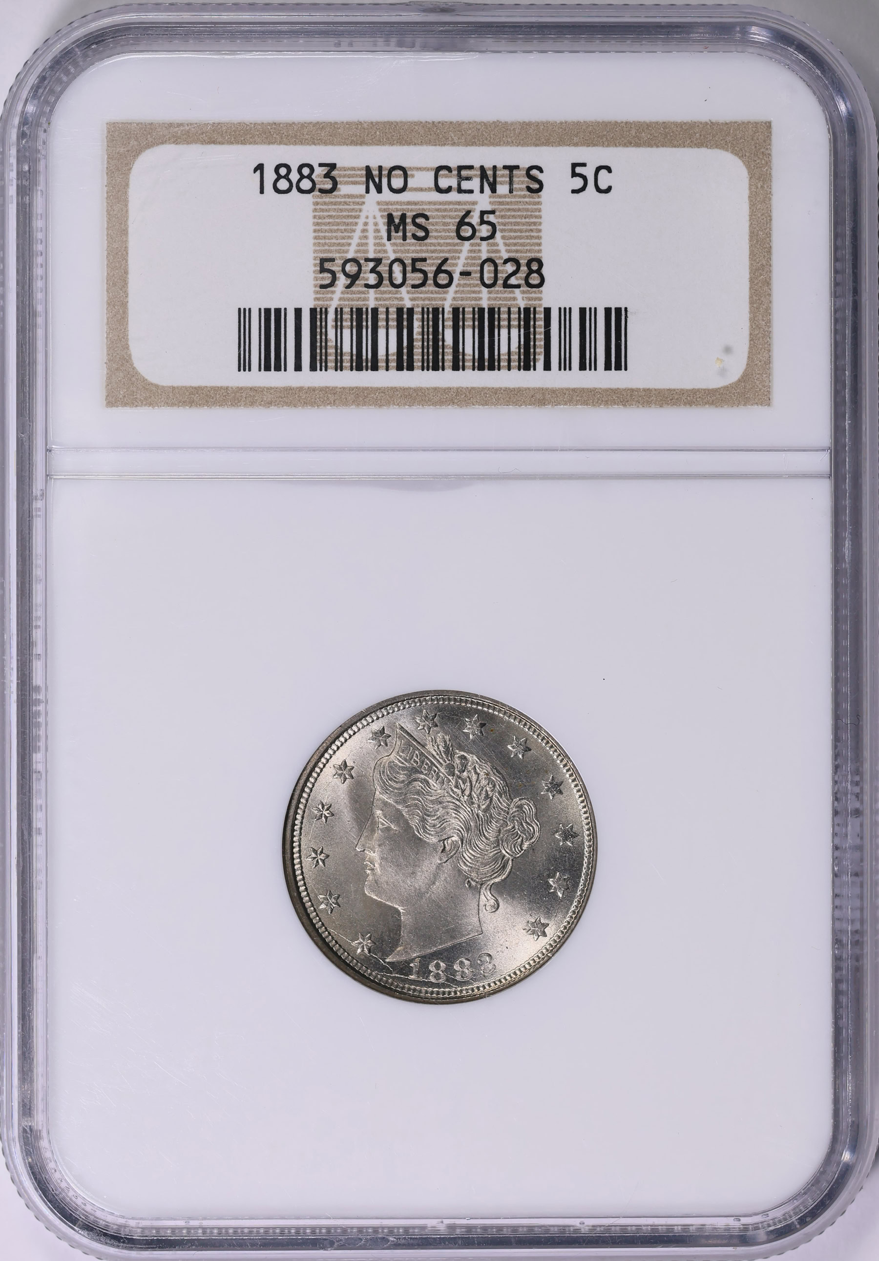 1883 Liberty Nickel No CENTS NGC MS-65 (Item 1786184 ...
