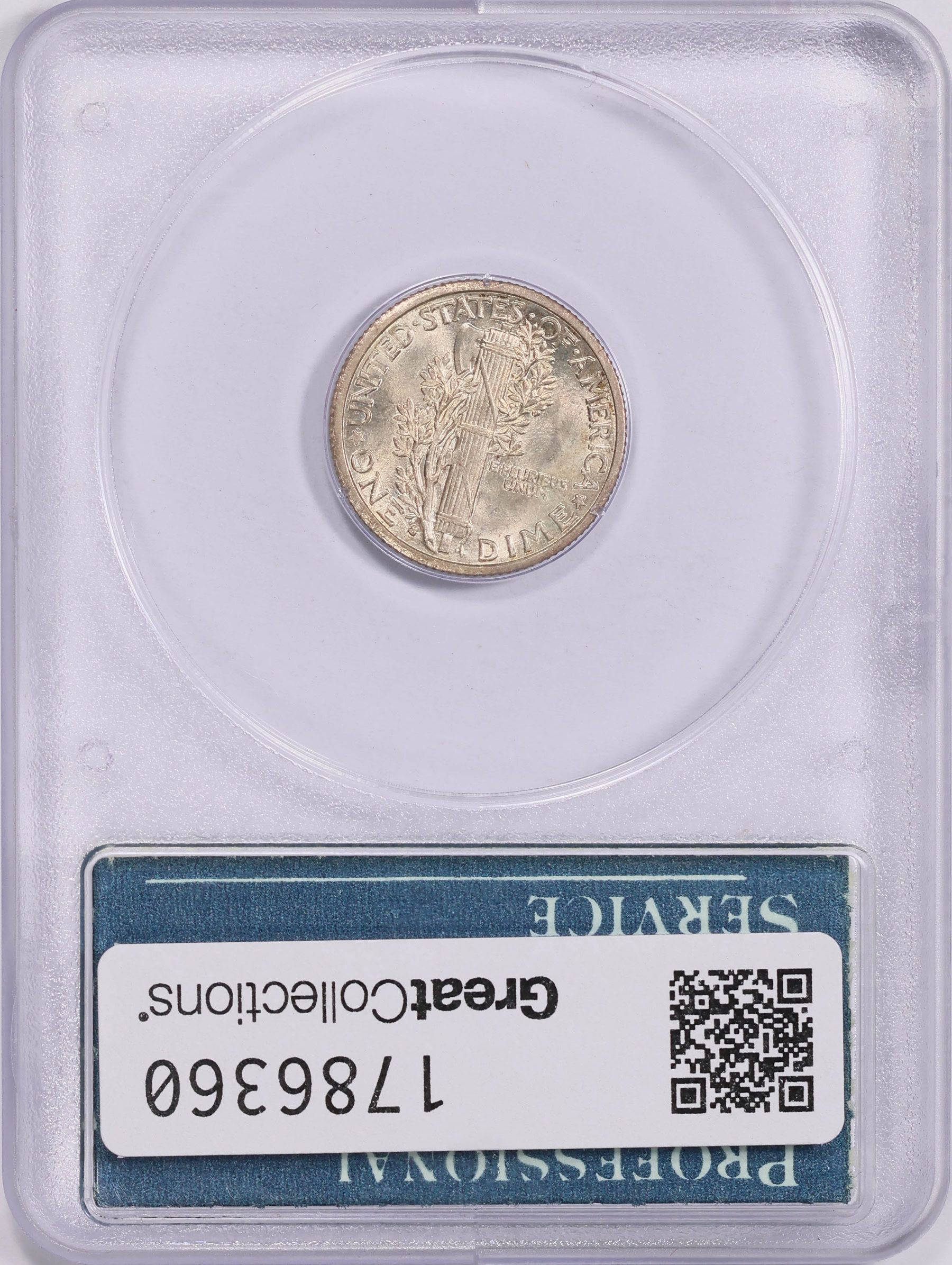 1916-S Mercury Dime PCGS MS-63 (CAC Gold) OGH (1st Gen) (Item 1786360) | GreatCollections Coin ...
