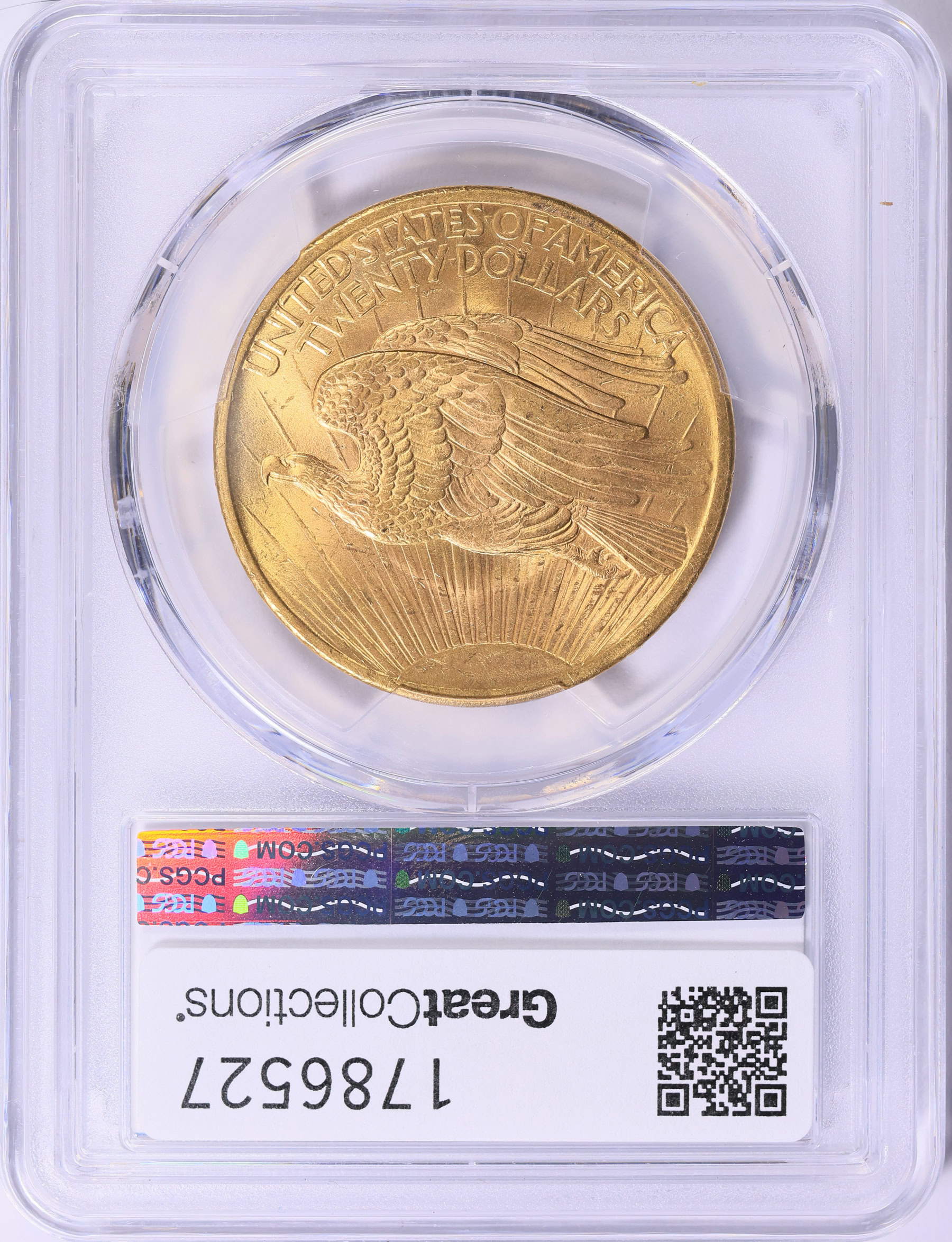1907 Saint-Gaudens Gold Double Eagle Arabic Numerals PCGS MS-64 (Item ...