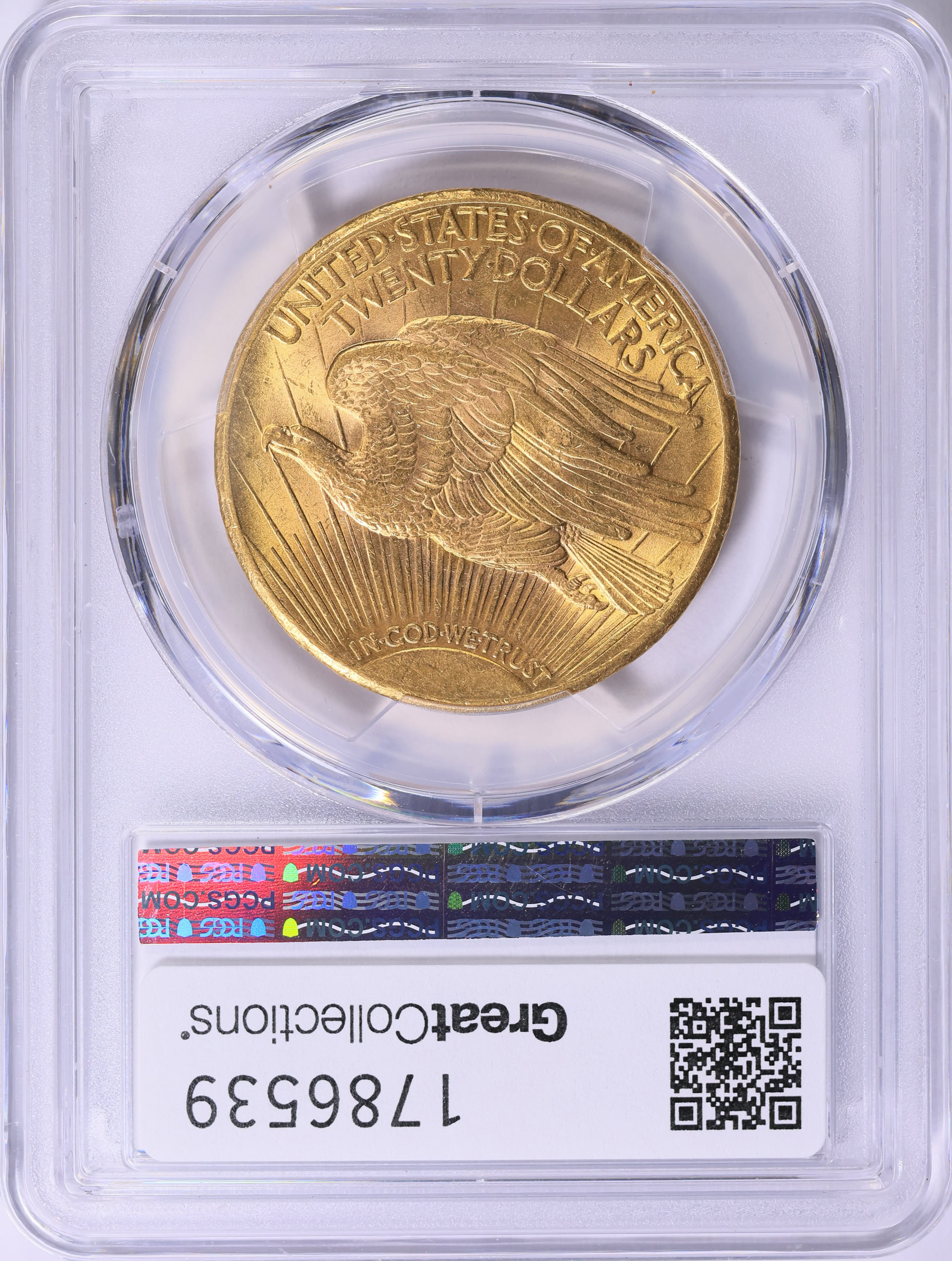 1929 Saint-Gaudens Gold Double Eagle PCGS MS-62 (Item 1786539) | GreatCollections Coin Auctions