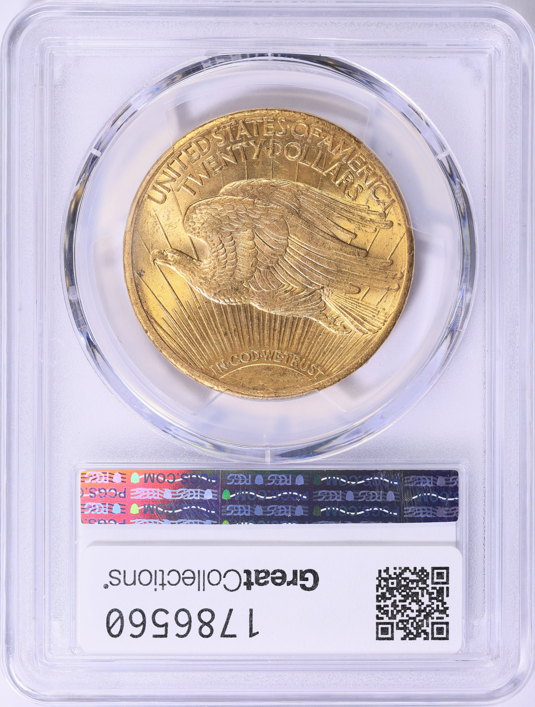 1924-S Saint-Gaudens Gold Double Eagle PCGS MS-62 (CAC Green) (Item 1786560) | GreatCollections ...