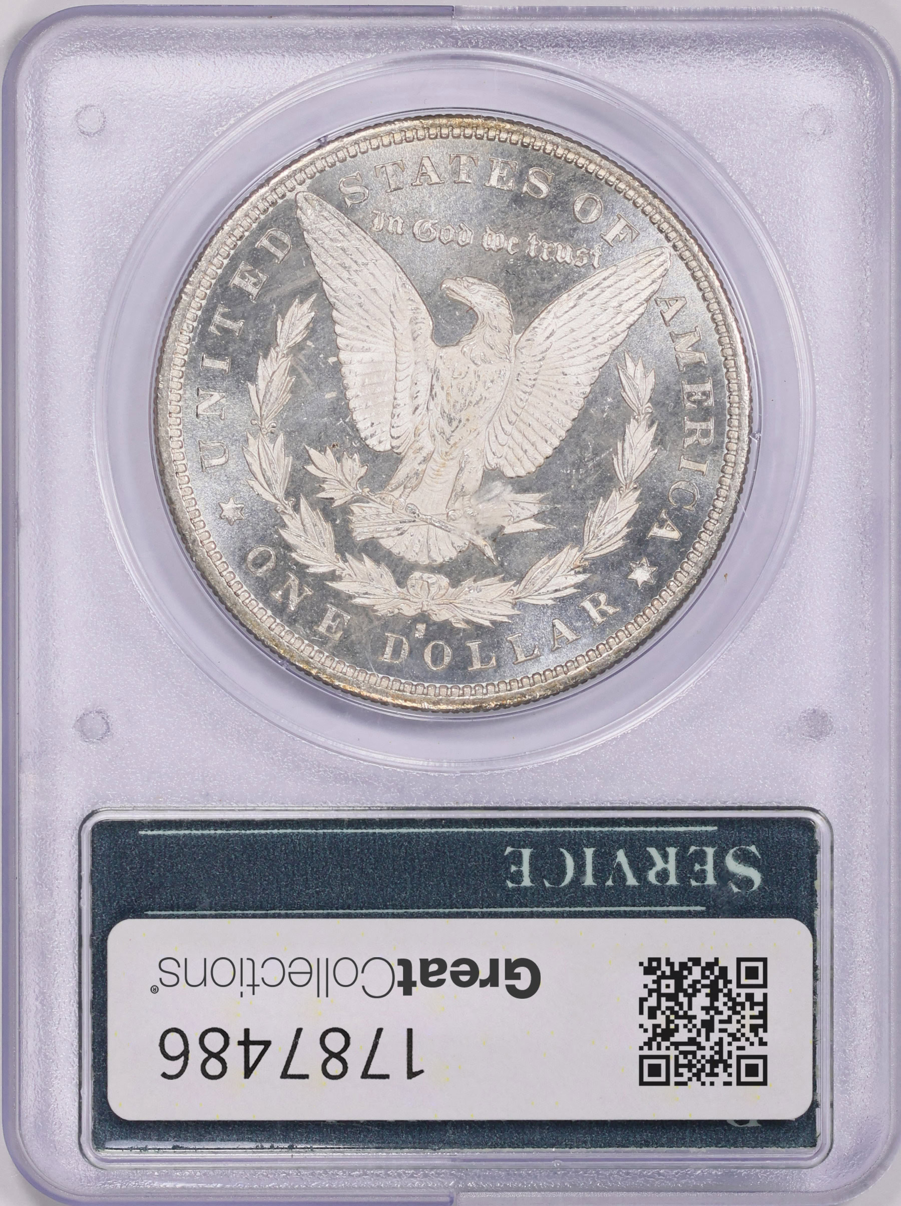 1880-S Morgan Silver Dollar PCGS MS-65 DMPL OGH (1st Gen) (Item 1787486) | GreatCollections Coin ...