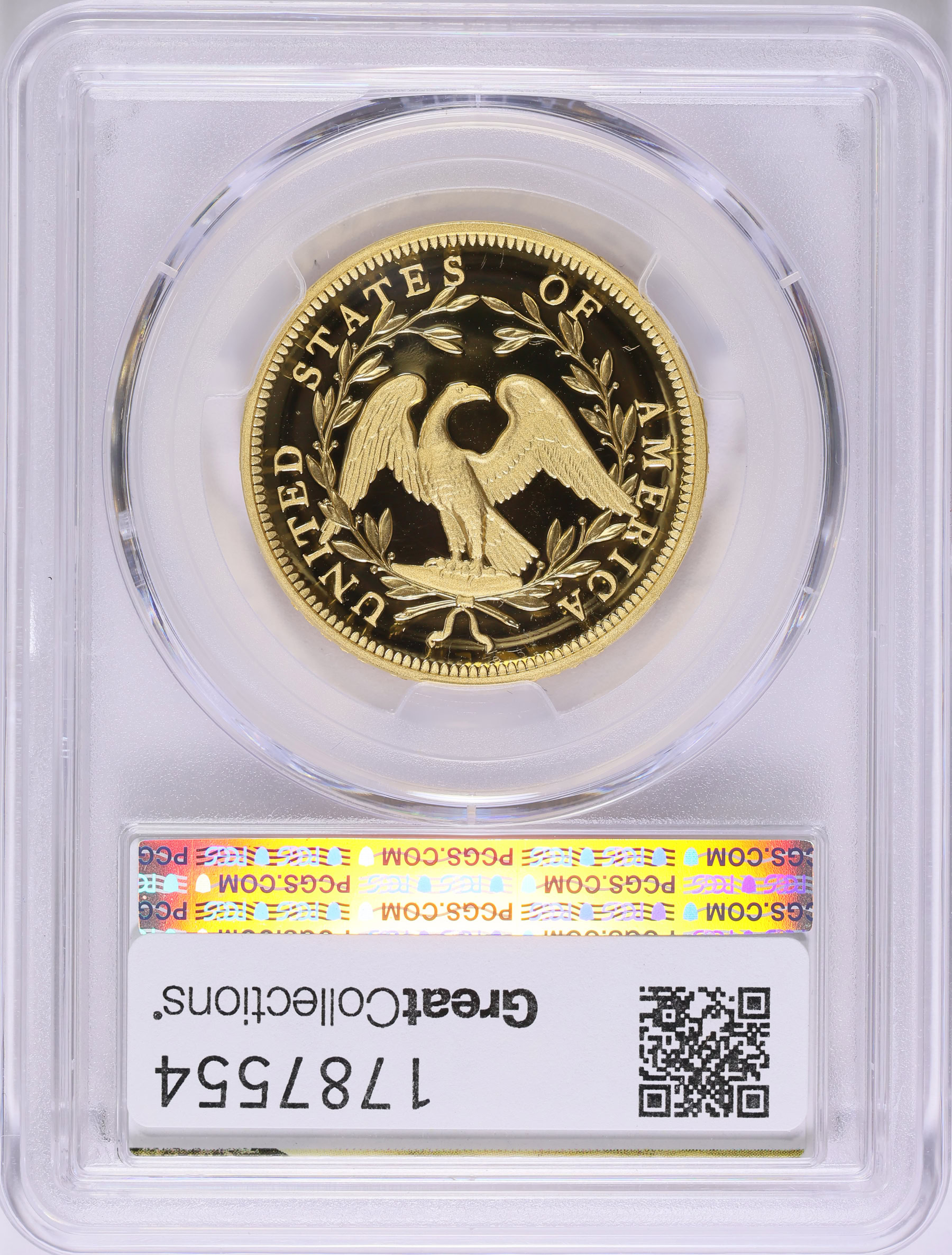 2024 Flowing Hair High Relief Gold Dollar 230th Anniversary First Strike PCGS Proof-69 DCAM ...
