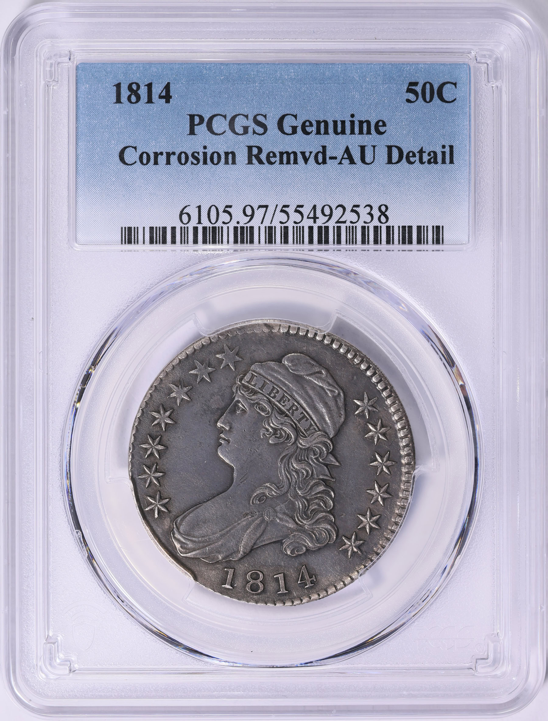 1814 Capped Bust Half Dollar PCGS Genuine AU Details (Item 1787715 ...