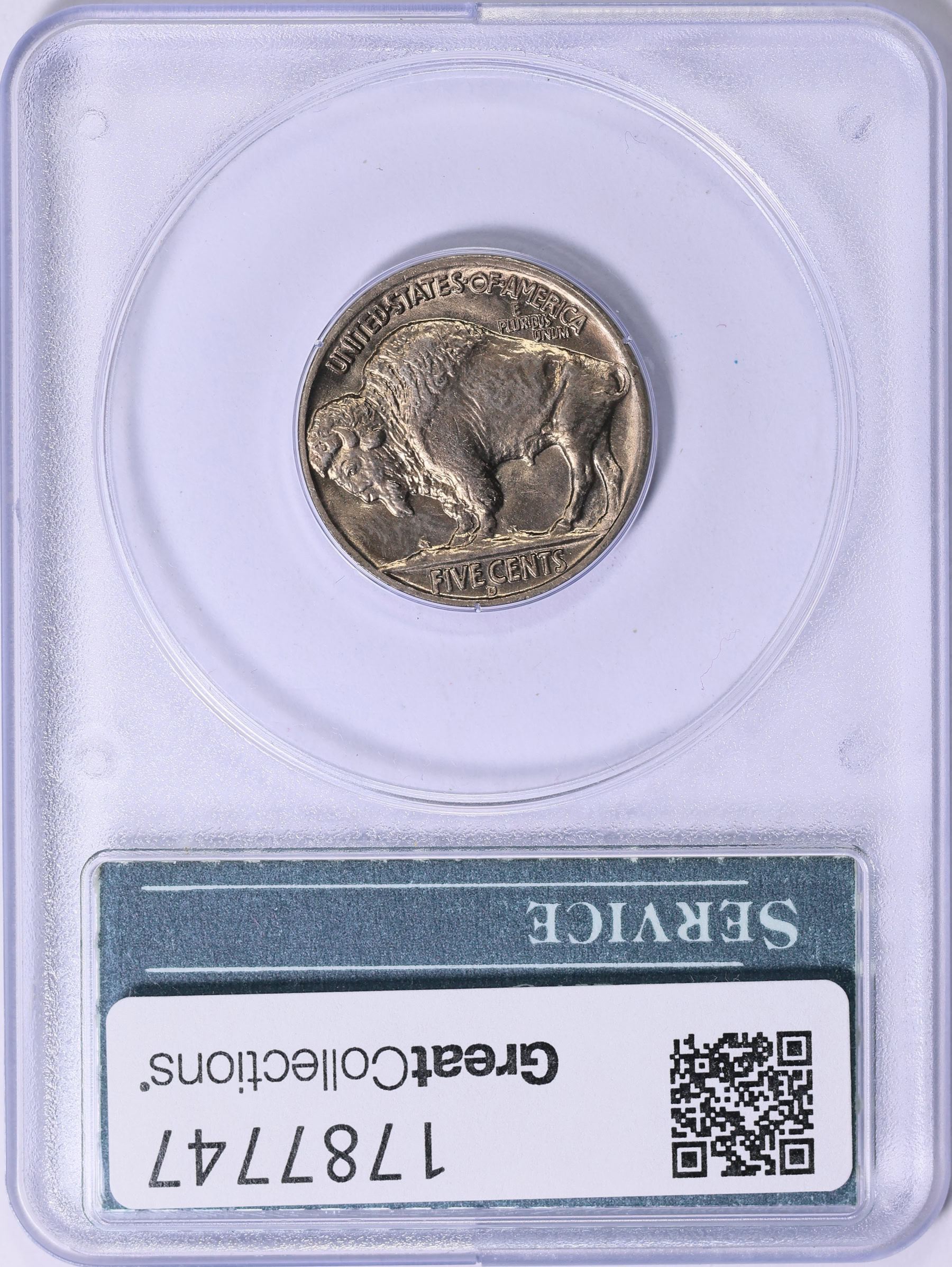 1938-D Buffalo Nickel PCGS MS-66 (CAC Green) OGH (1st Gen) (Item 1787747) | GreatCollections ...