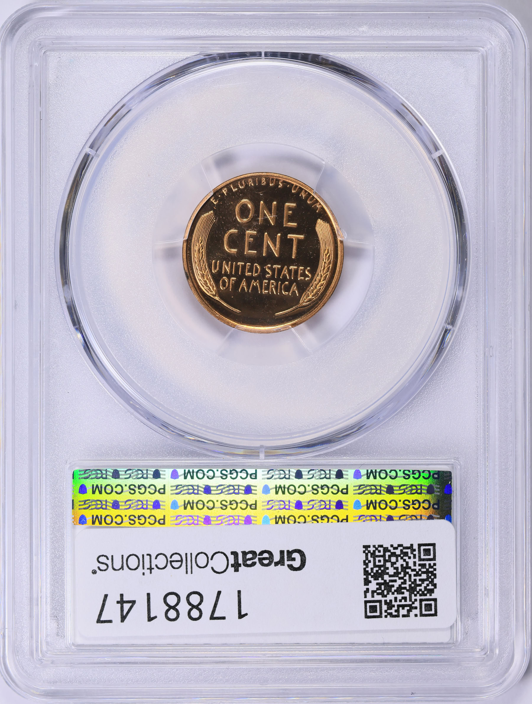 1956 Lincoln Cent Doubled Die Reverse FS-801 PCGS Proof-67 DCAM (Item ...