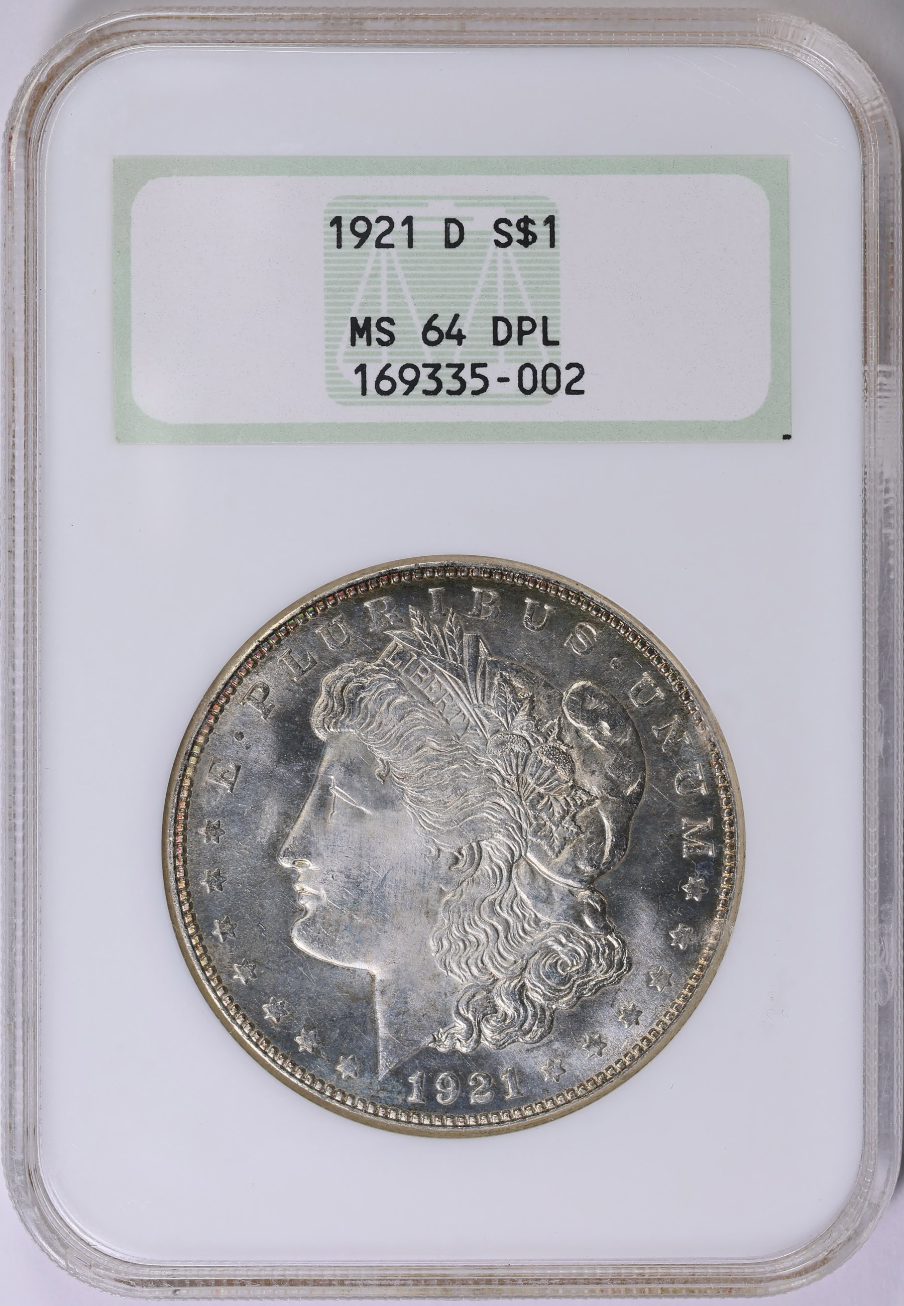 1921-D Morgan Silver Dollar NGC MS-64 DMPL OH (Item 1788342 ...