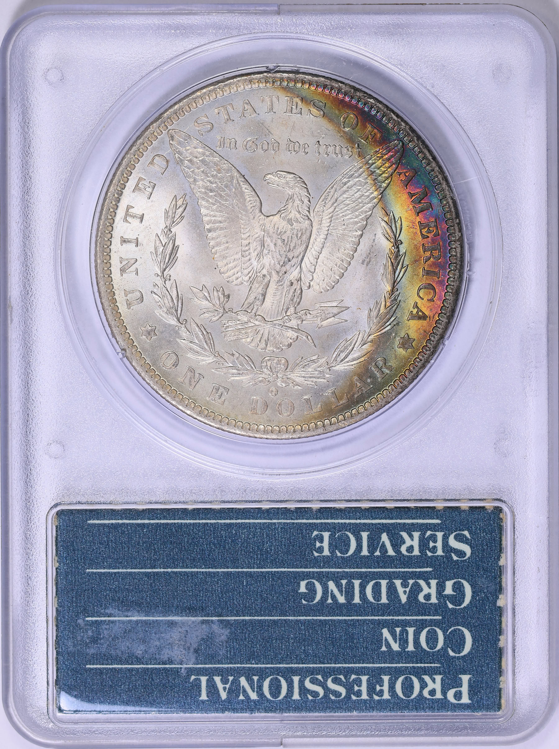 1884-O Morgan Silver Dollar PCGS MS-63 OGH (1st Gen) (Toned) (Item 1788400) | GreatCollections ...
