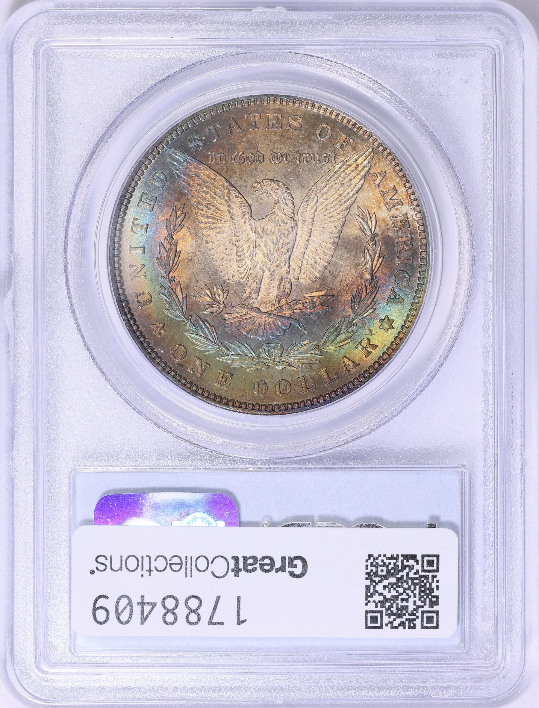 1881 Morgan Silver Dollar PCGS MS-63 (Toned) (Item 1788409) | GreatCollections Coin Auctions