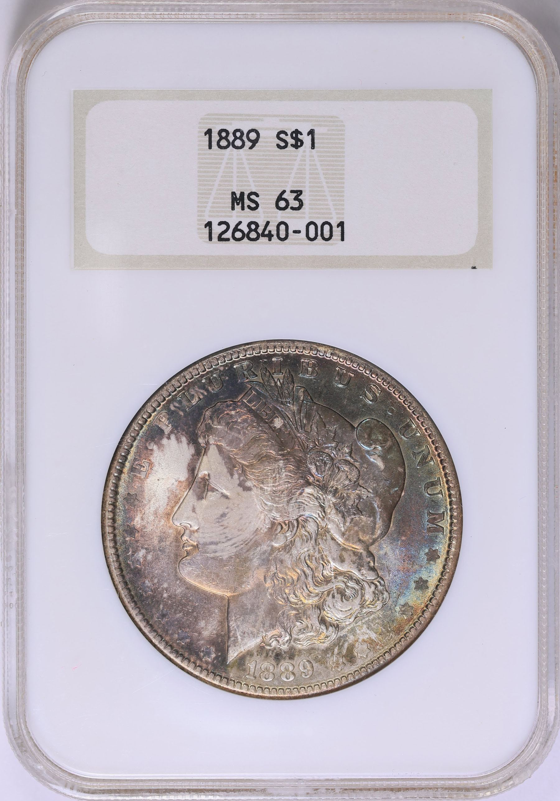 1889 Morgan Silver Dollar NGC MS-63 OH (Toned) (Item 1788425) | GreatCollections Coin Auctions