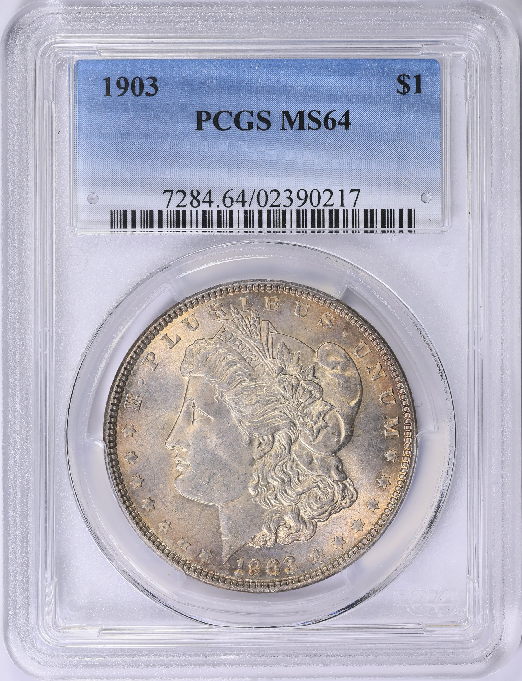 1903 Morgan Silver Dollar PCGS MS-64 (Toned) (Item 1788482 ...