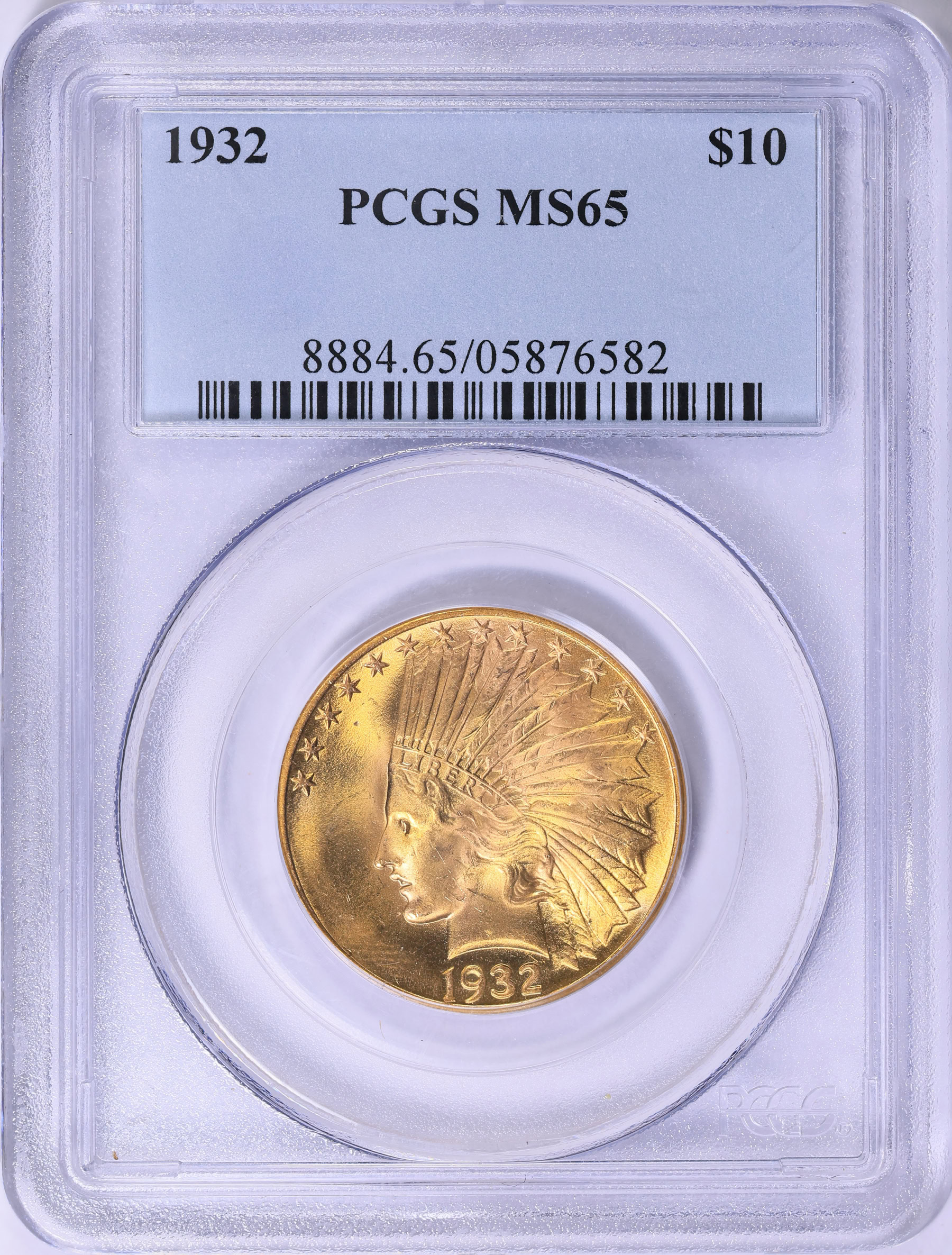 1932 Indian Gold Eagle PCGS MS-65 (Item 1788663) | GreatCollections Coin Auctions