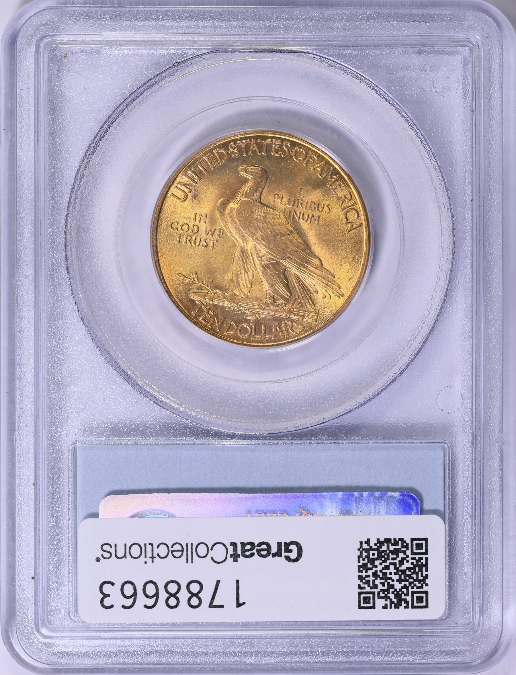 1932 Indian Gold Eagle PCGS MS-65 (Item 1788663) | GreatCollections Coin Auctions