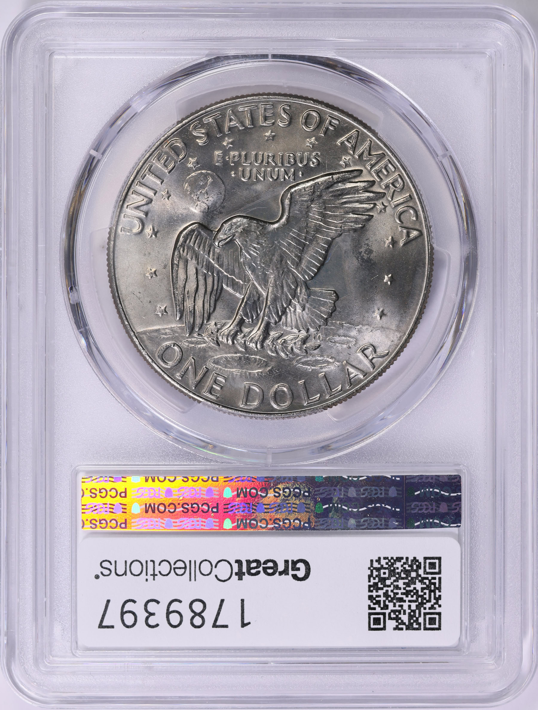 1977-D Eisenhower Dollar PCGS MS-65 (Item 1789397) | GreatCollections ...