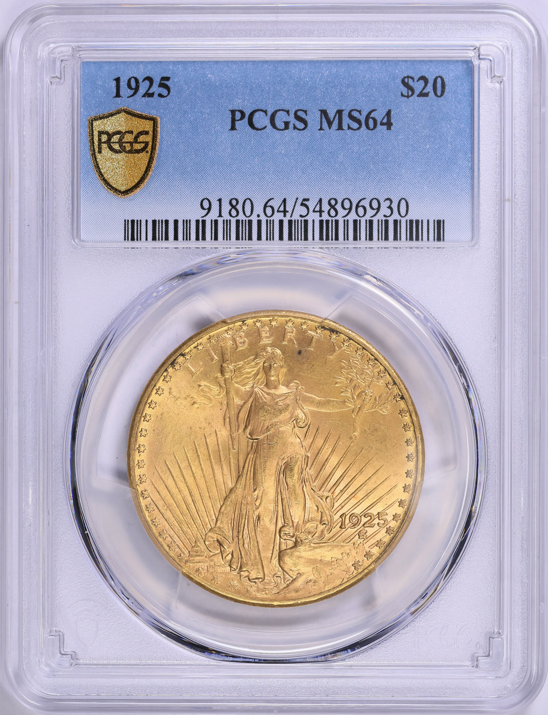 1925 Saint-Gaudens Gold Double Eagle PCGS MS-64 (Item 1789573) | GreatCollections Coin Auctions
