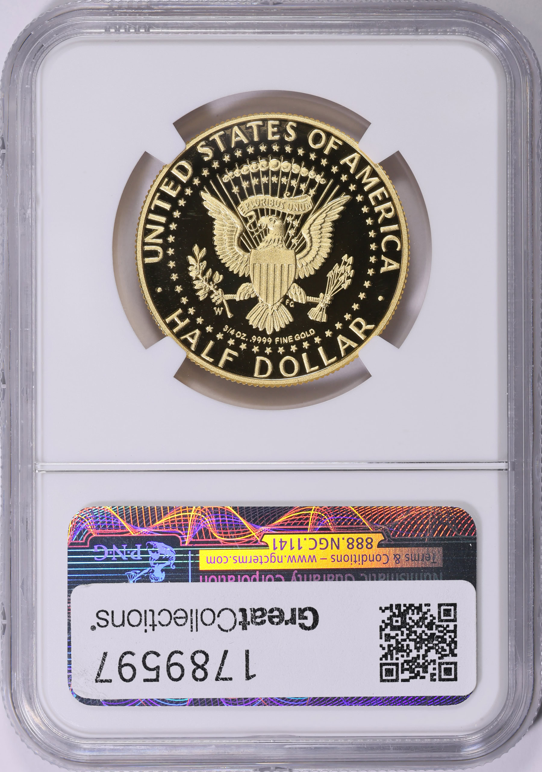 2014-W John F. Kennedy Gold Half Dollar 50th Anniversary Early Releases ...