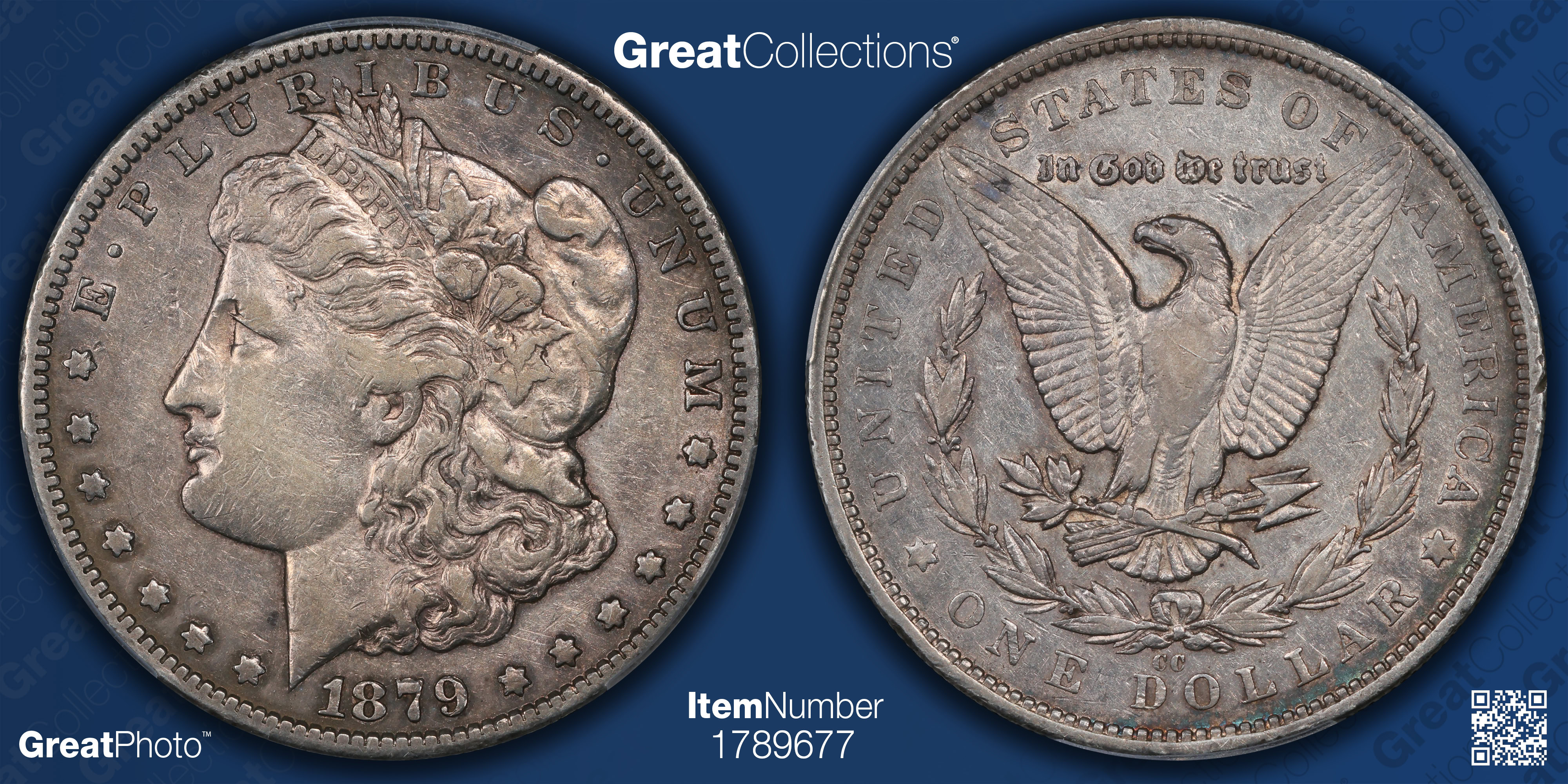1879-CC Morgan Silver Dollar PCGS XF-40 (Item 1789677 ...