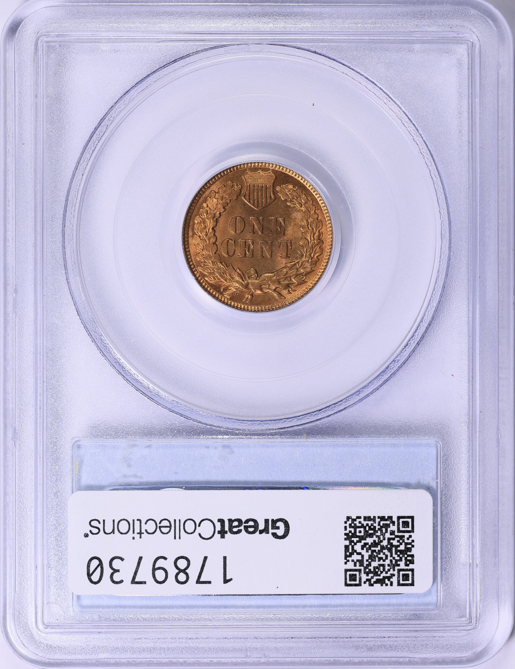 1909 Indian Cent PCGS MS-64 RD (CAC Green) (Item 1789730) | GreatCollections Coin Auctions