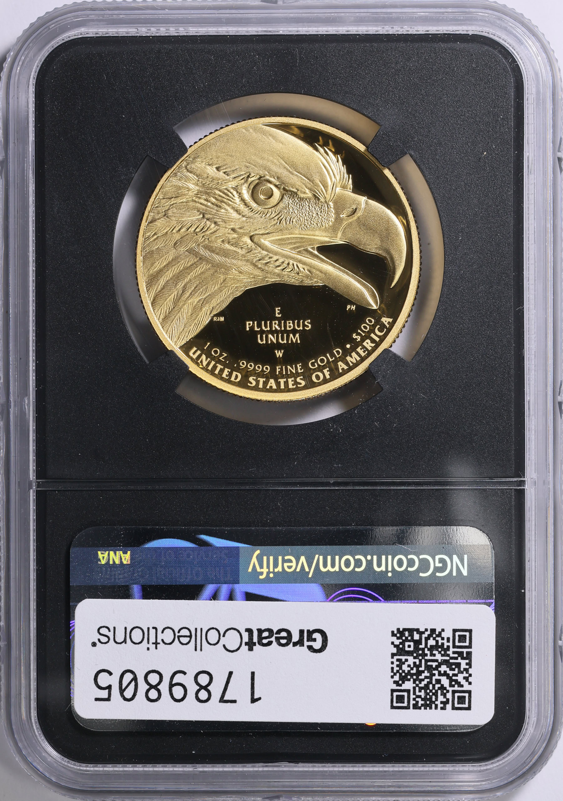 2021-W Gold $100 American Liberty High Relief First Day of Release NGC ...