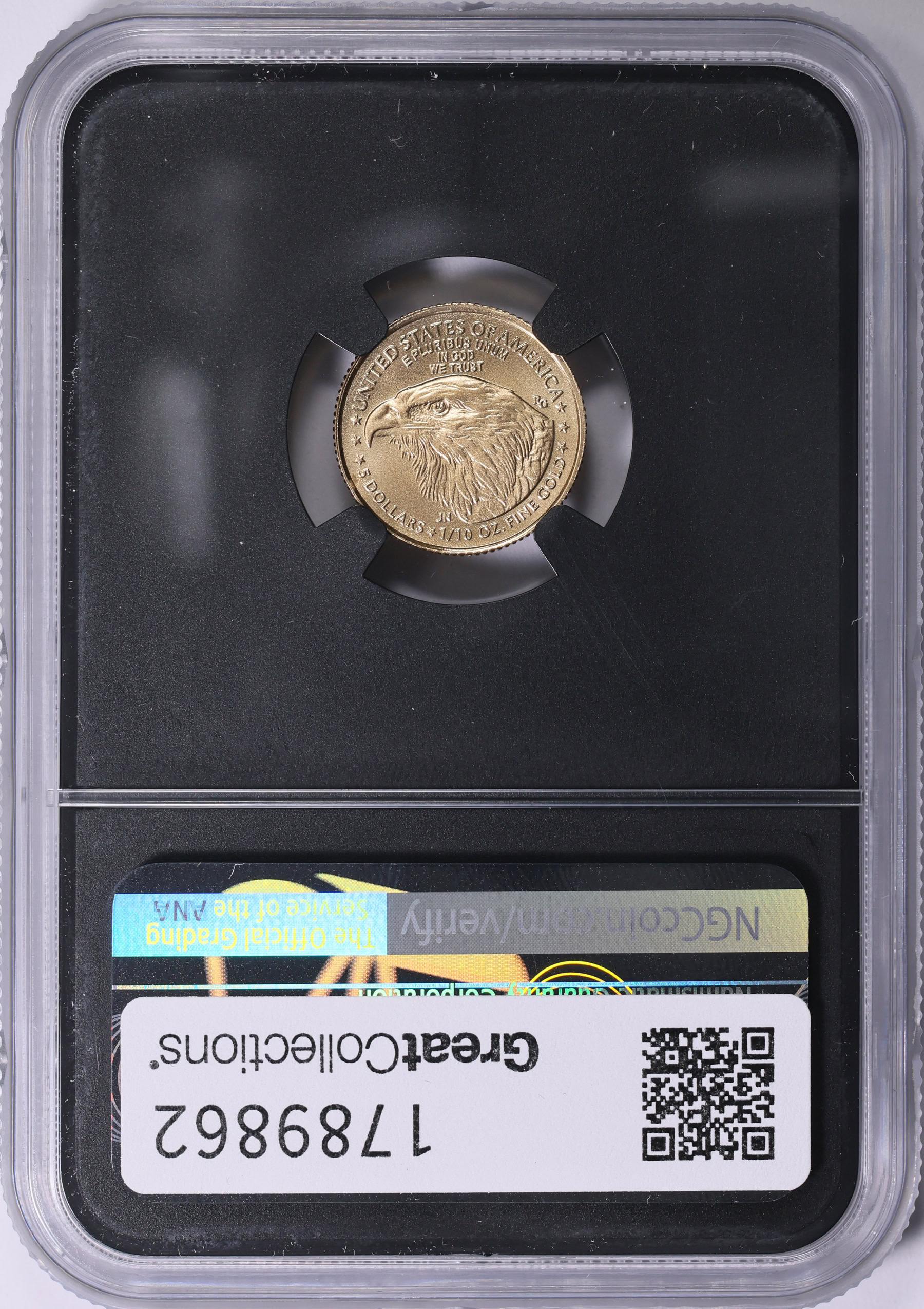 2021 $5 Tenth-Ounce Gold American Eagle Type 2 Early Releases NGC MS-70 (David J. Ryder Signed ...