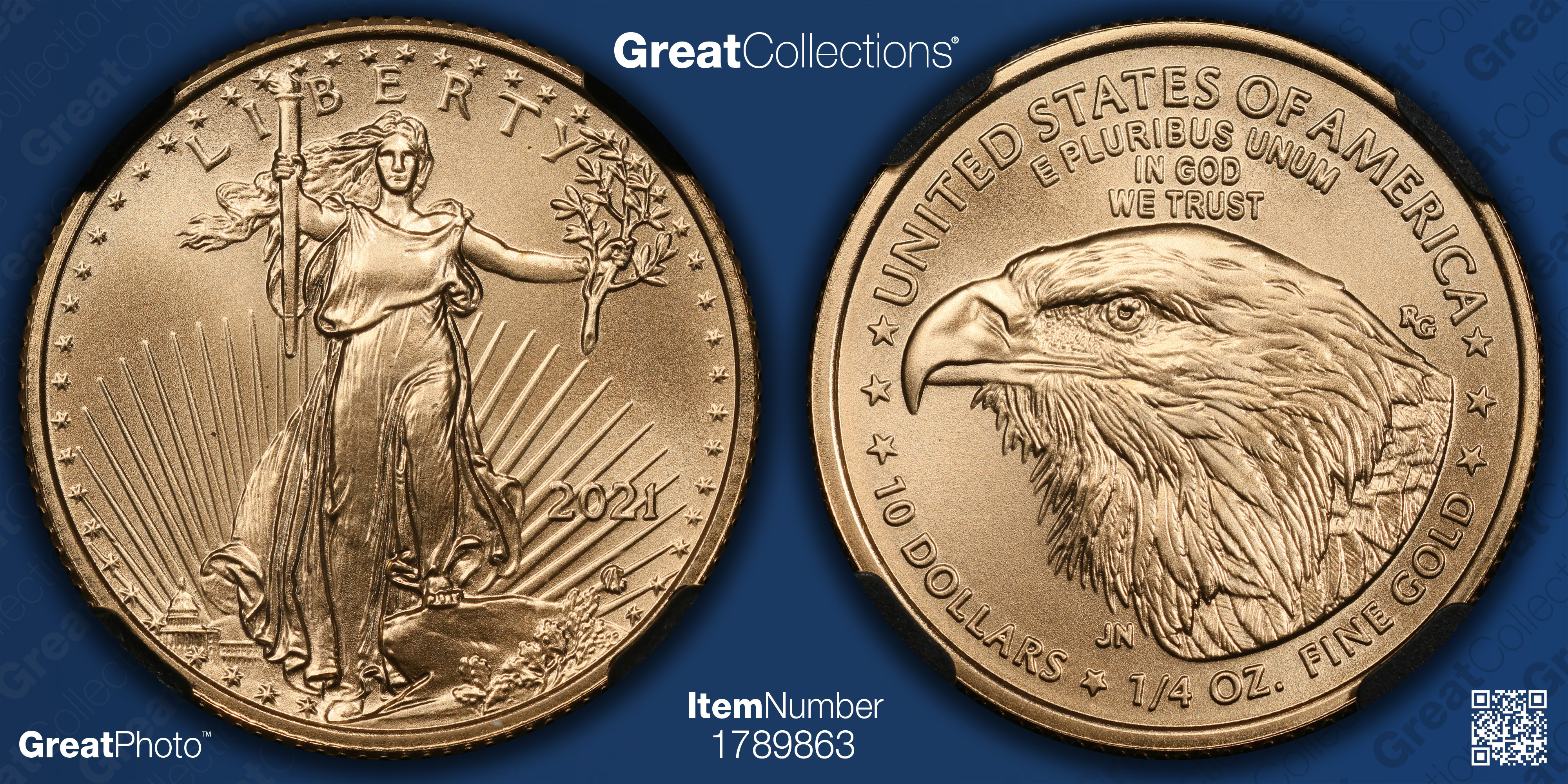 2021 $10 Quarter-Ounce Gold American Eagle Type 2 Early Releases NGC MS ...