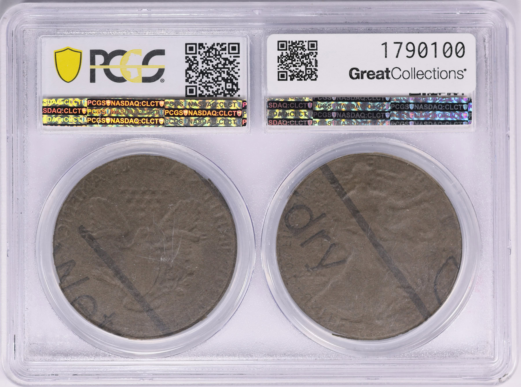 Mint Error 1987 Silver Eagle Obverse and Reverse Struck on Sanding ...