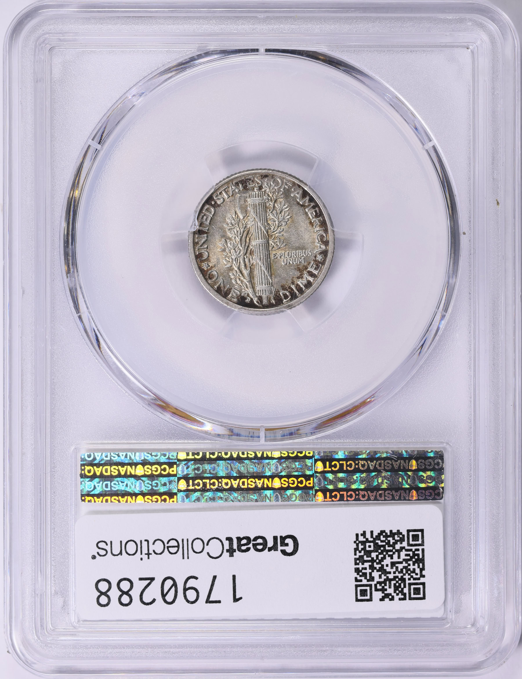 1916-D Mercury Dime PCGS AU-55 FB (Item 1790288) | GreatCollections Coin Auctions