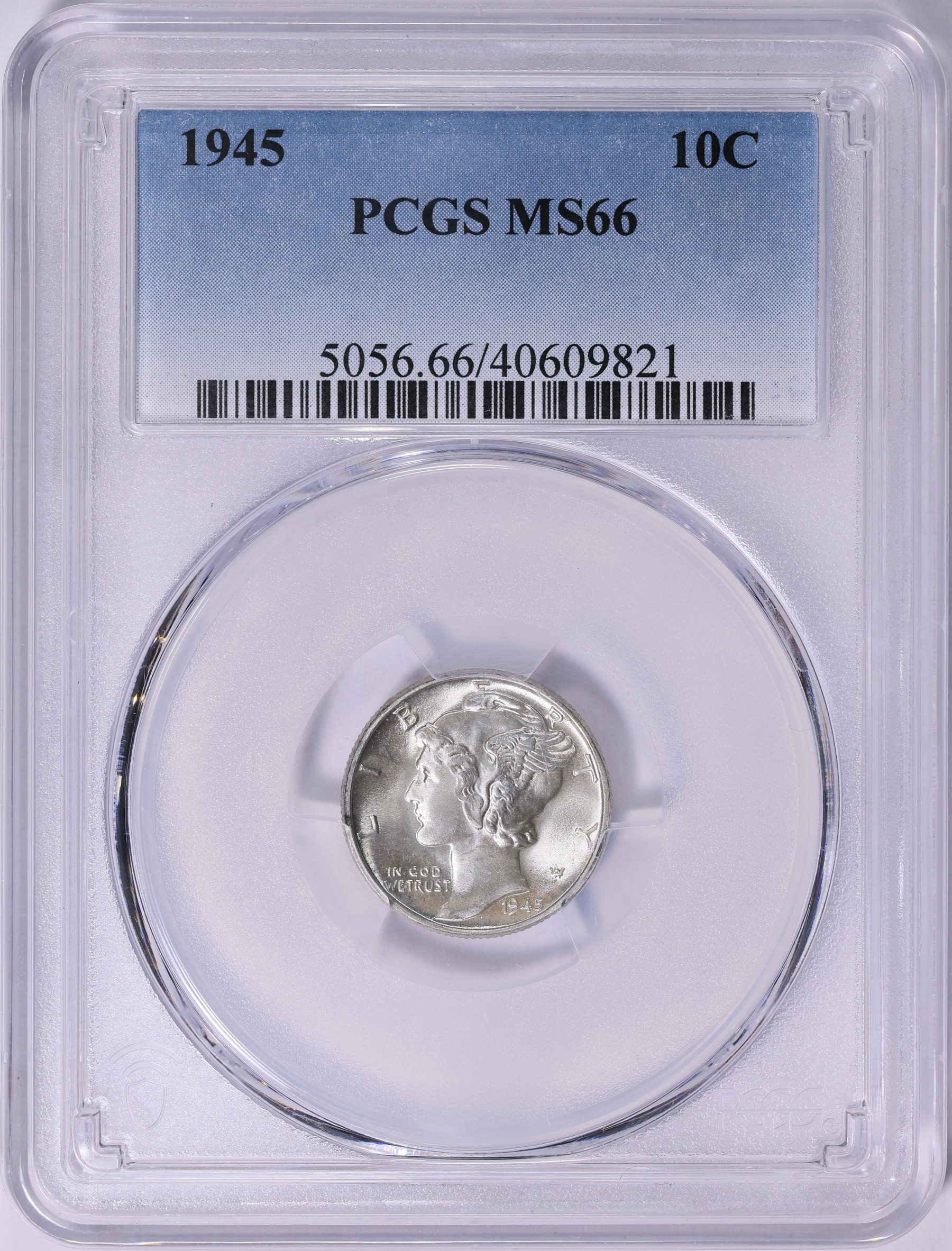 1945 Mercury Dime PCGS MS-66 (Item 1790329) | GreatCollections Coin Auctions