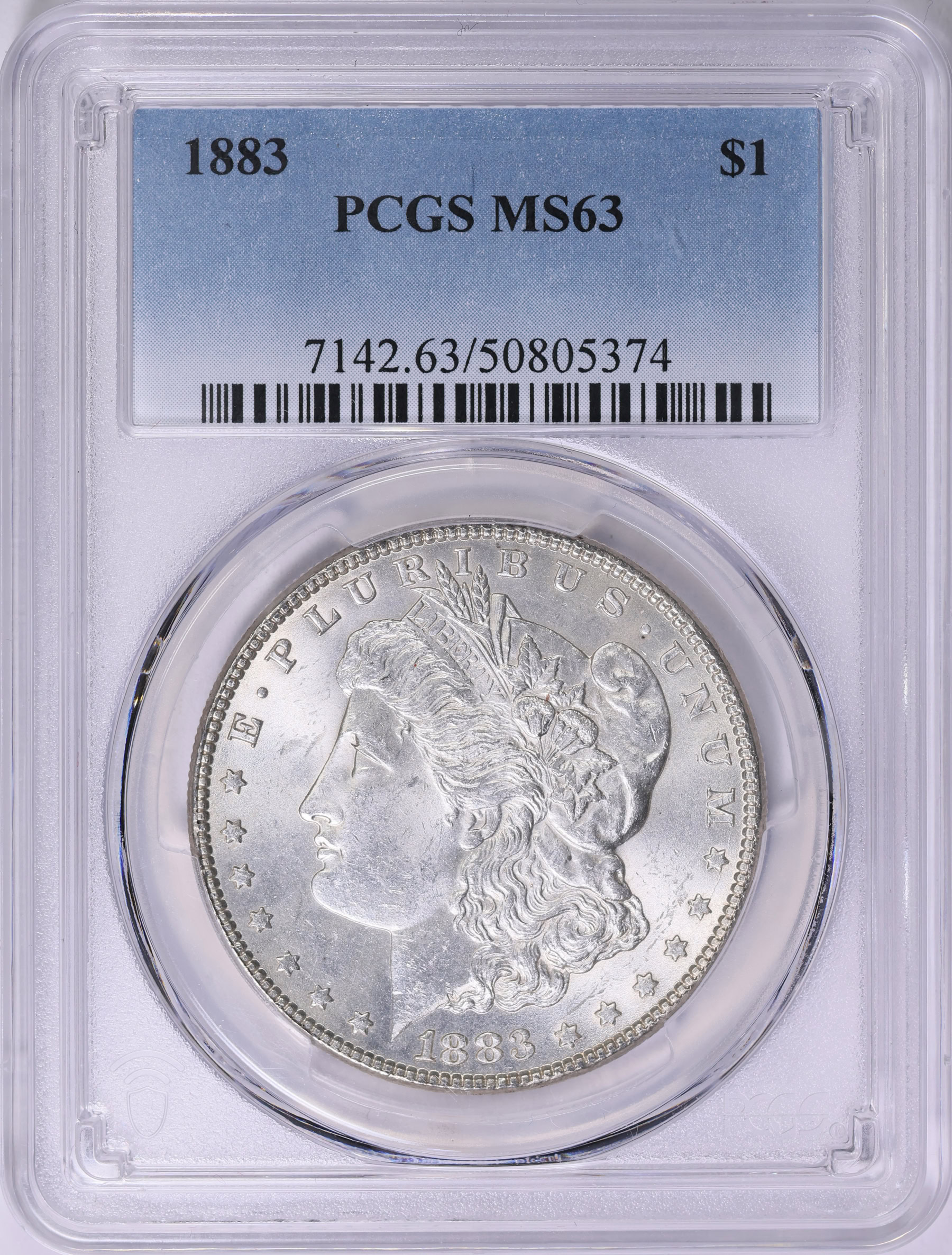 1883 Morgan Silver Dollar PCGS MS-63 (Item 1790727) | GreatCollections Coin Auctions