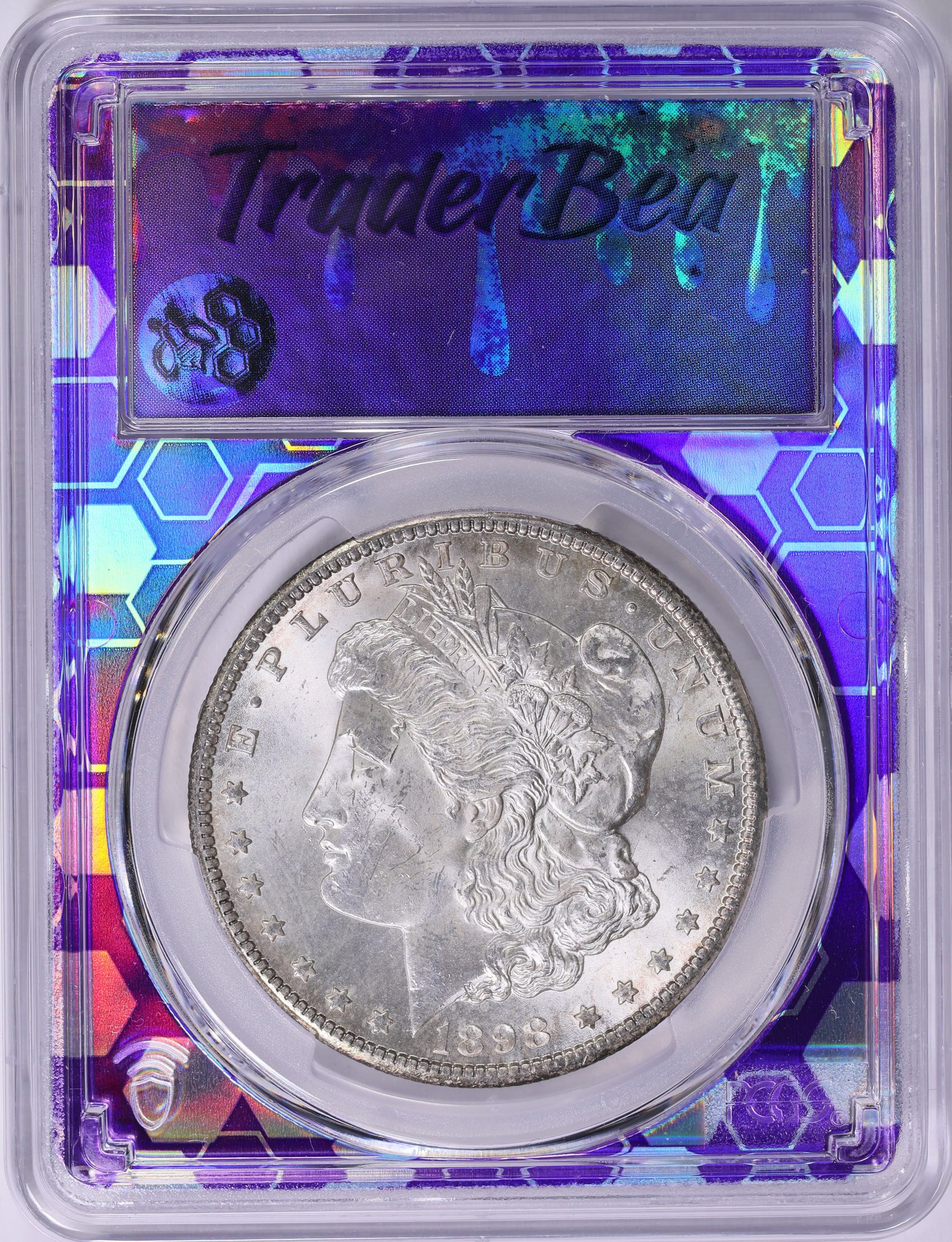 1898-O Morgan Silver Dollar PCGS MS-64 (Holographic Bee Frame Holder) (Item 1790770 ...