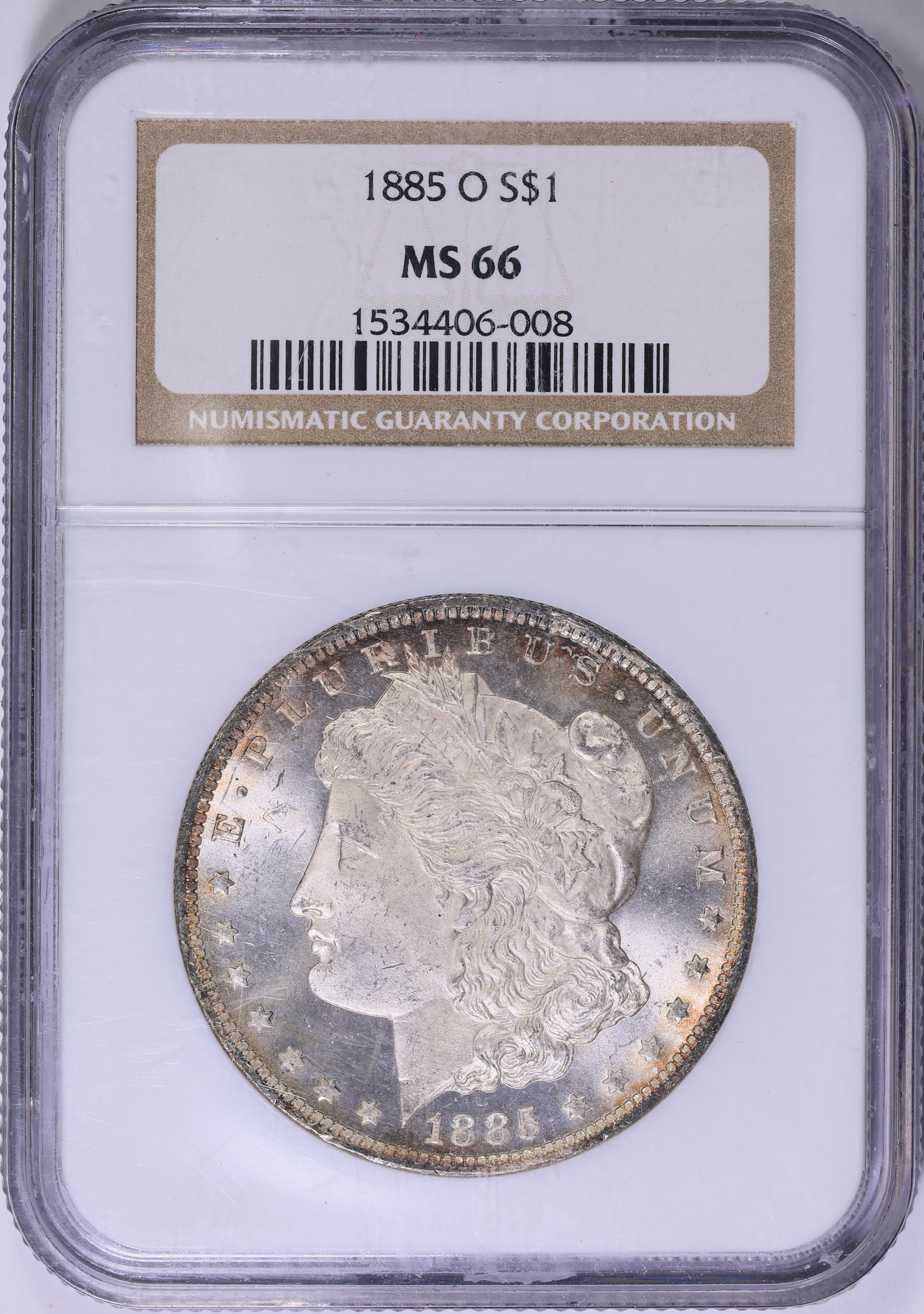 1885-O Morgan Silver Dollar NGC MS-66 (Item 1790788) | GreatCollections Coin Auctions