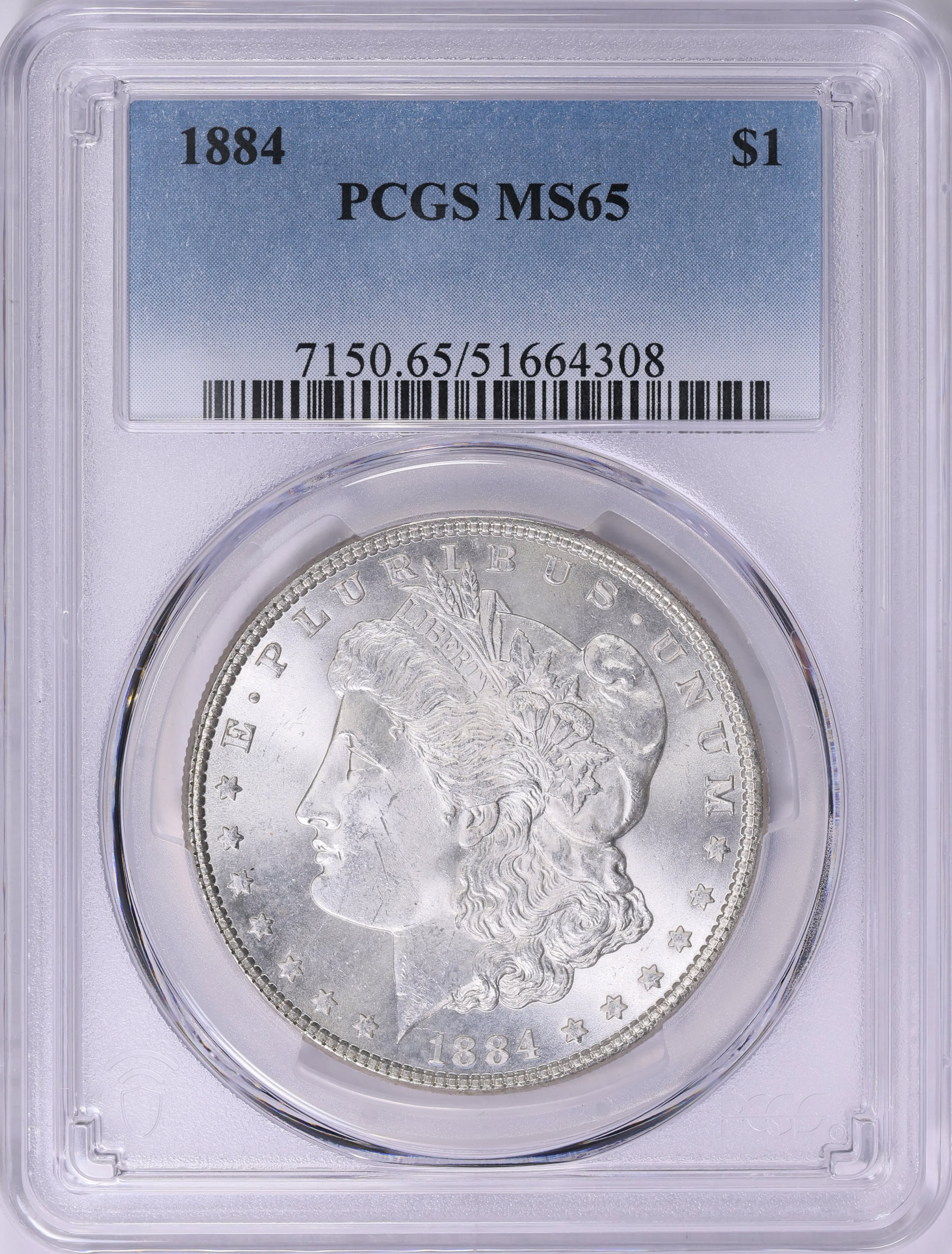 1884 Morgan Silver Dollar PCGS MS-65 (Item 1790802) | GreatCollections Coin Auctions