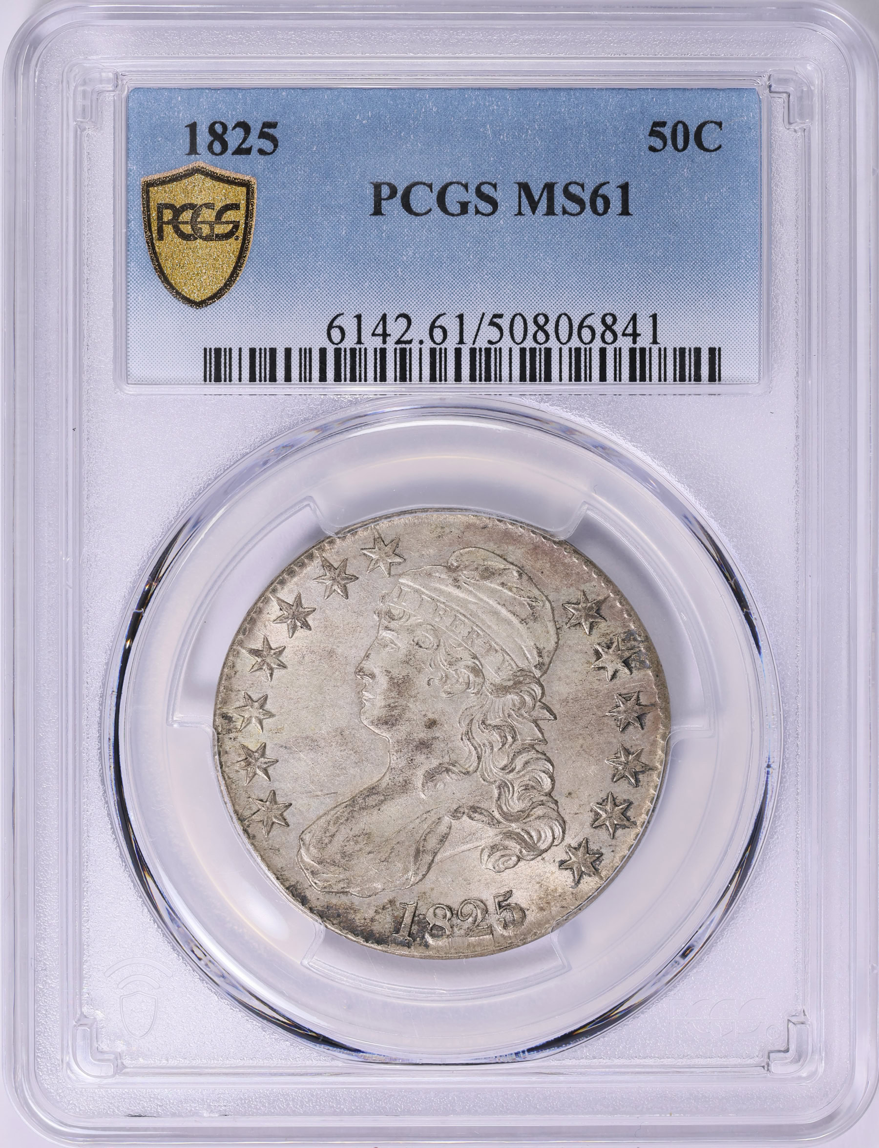 1825 Capped Bust Half Dollar PCGS MS-61 (Item 1791114) | GreatCollections Coin Auctions